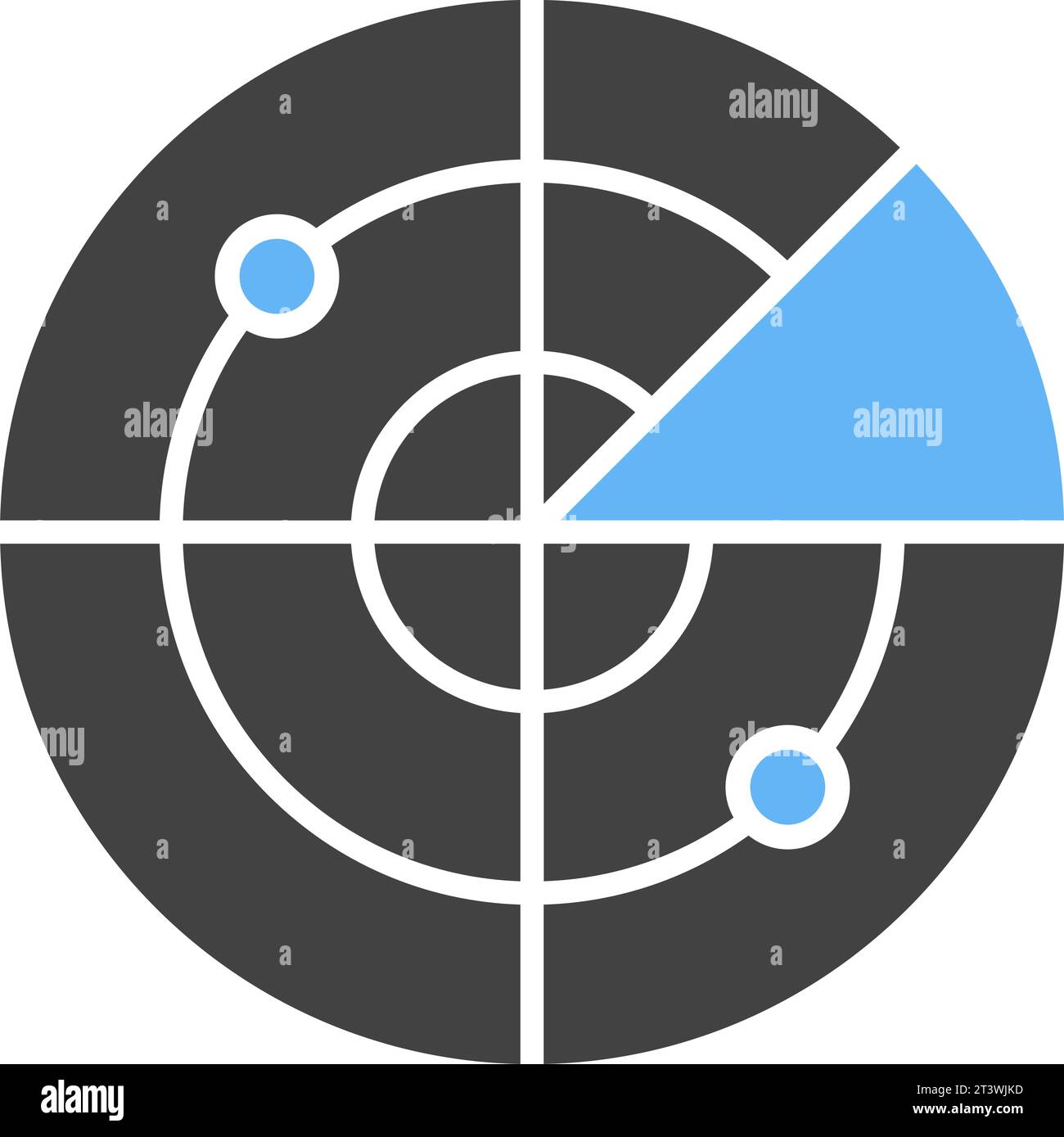 Detection radar Stock Vector Images - Alamy