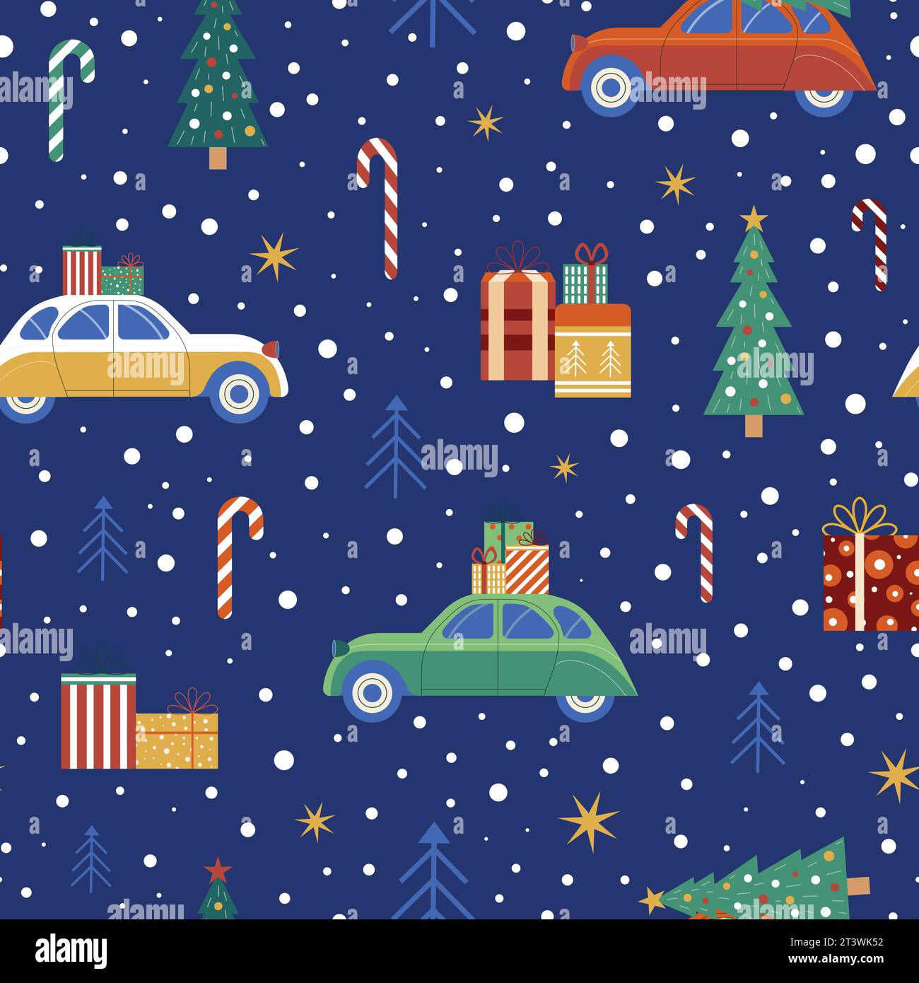 Car christmas tree roof rack hi-res stock photography and images - Alamy