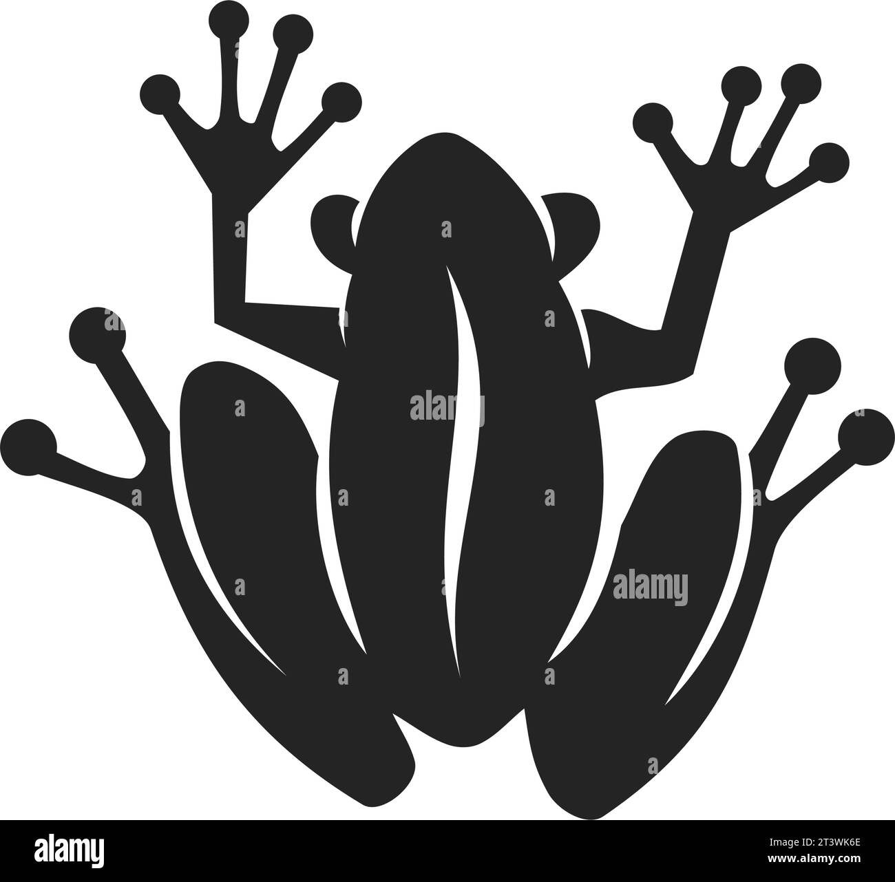 frog logo template Isolated. Brand Identity. Icon Abstract Vector ...