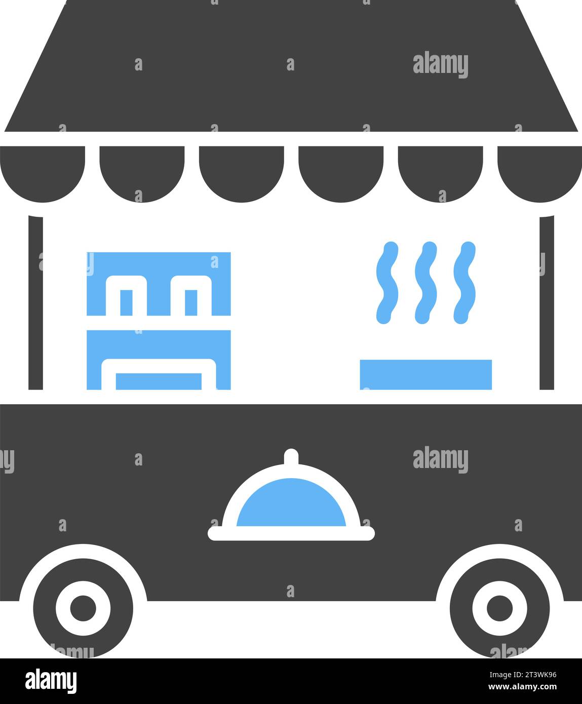 Food Stand icon vector image Stock Vector Image & Art - Alamy