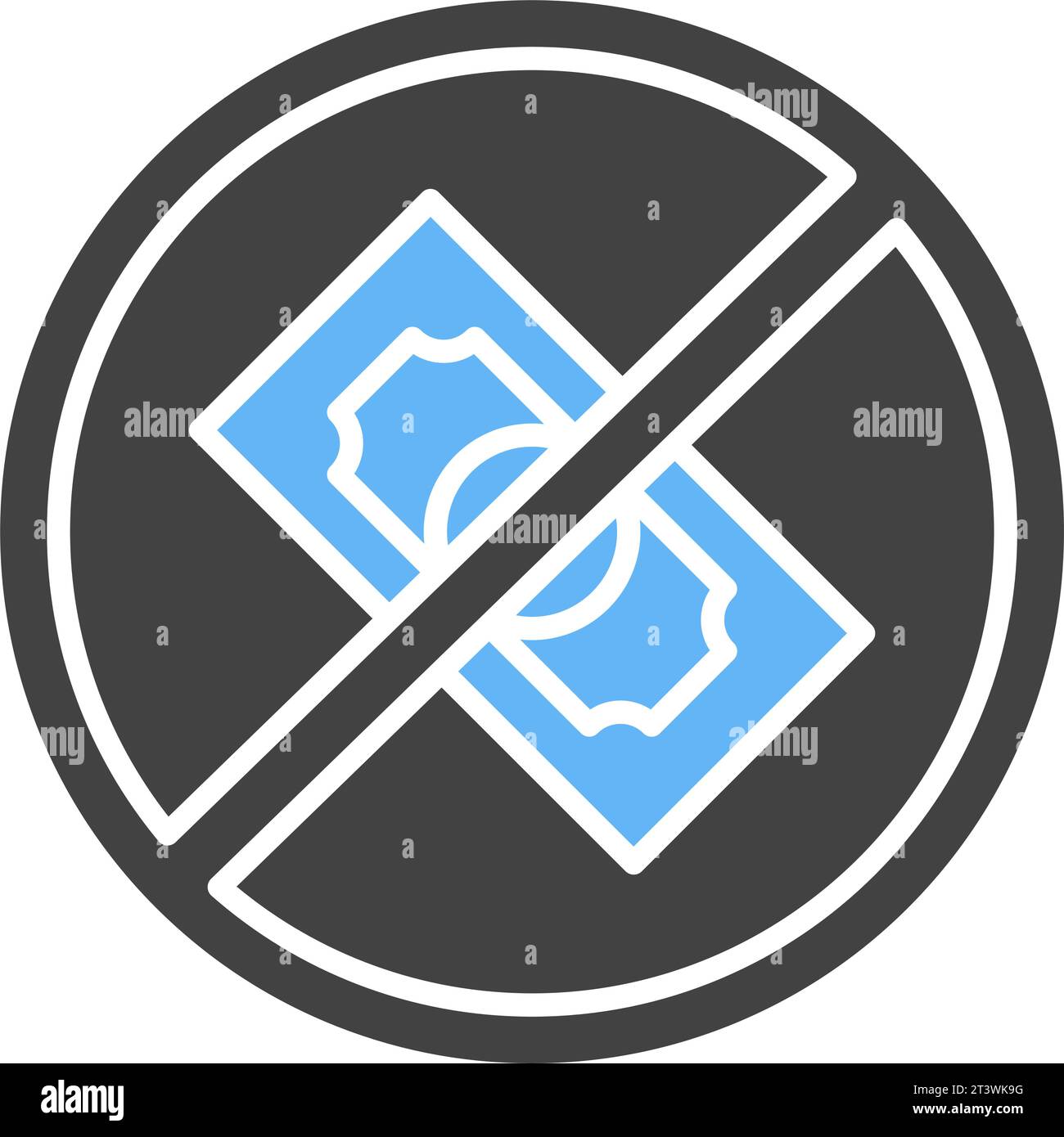 No Money icon vector image Stock Vector Image & Art - Alamy