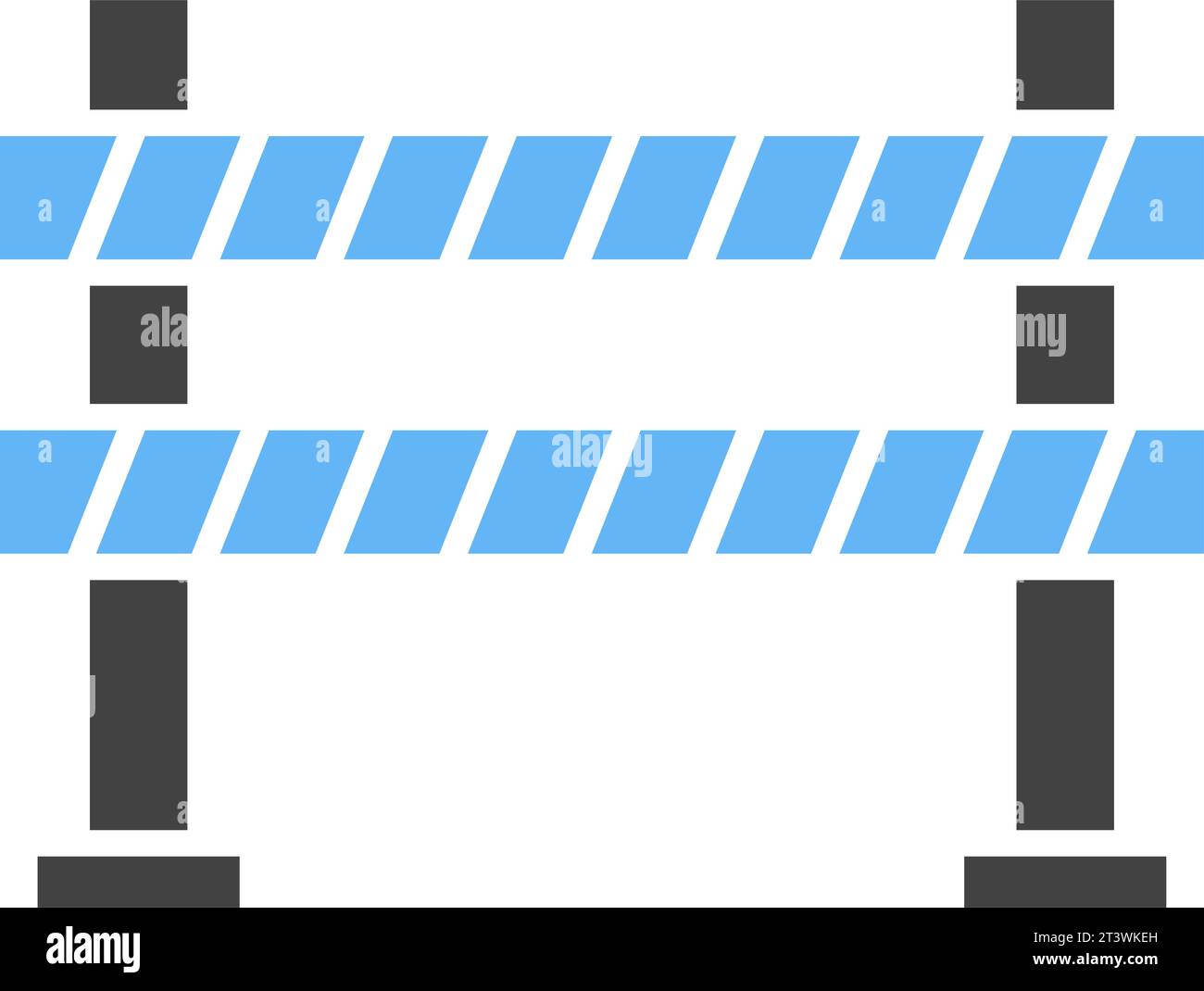 Road Barrier icon vector image Stock Vector Image & Art - Alamy