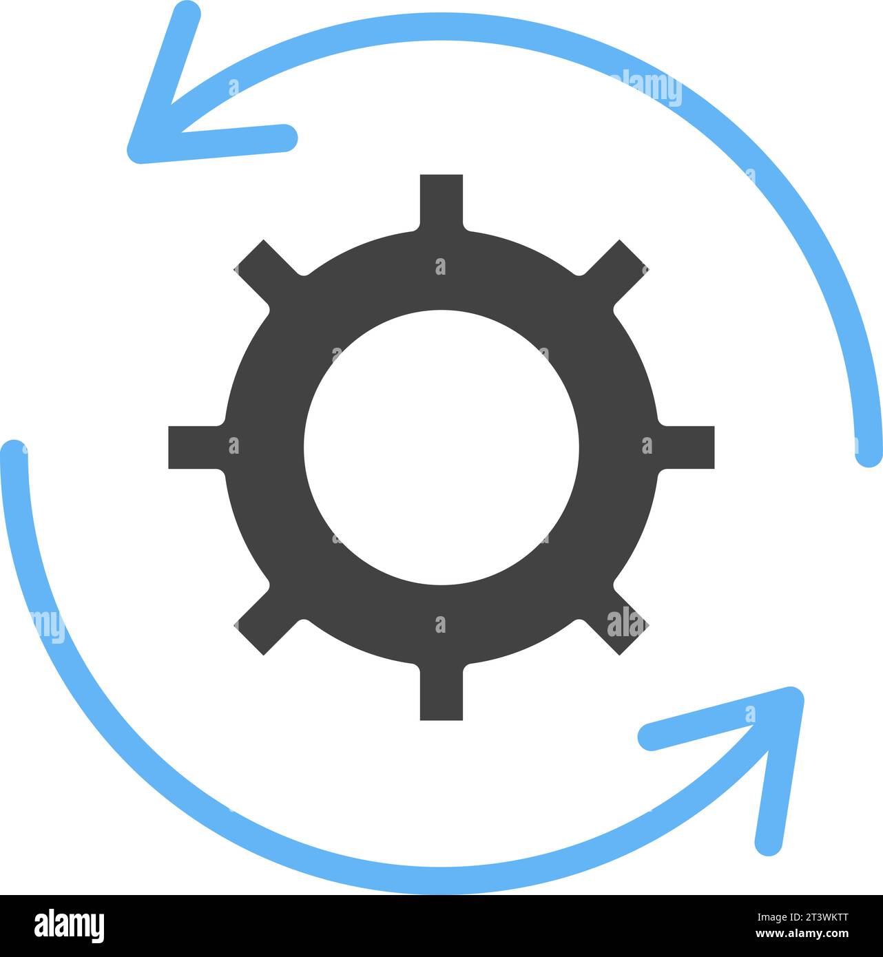 Rotate icon vector image Stock Vector Image & Art - Alamy