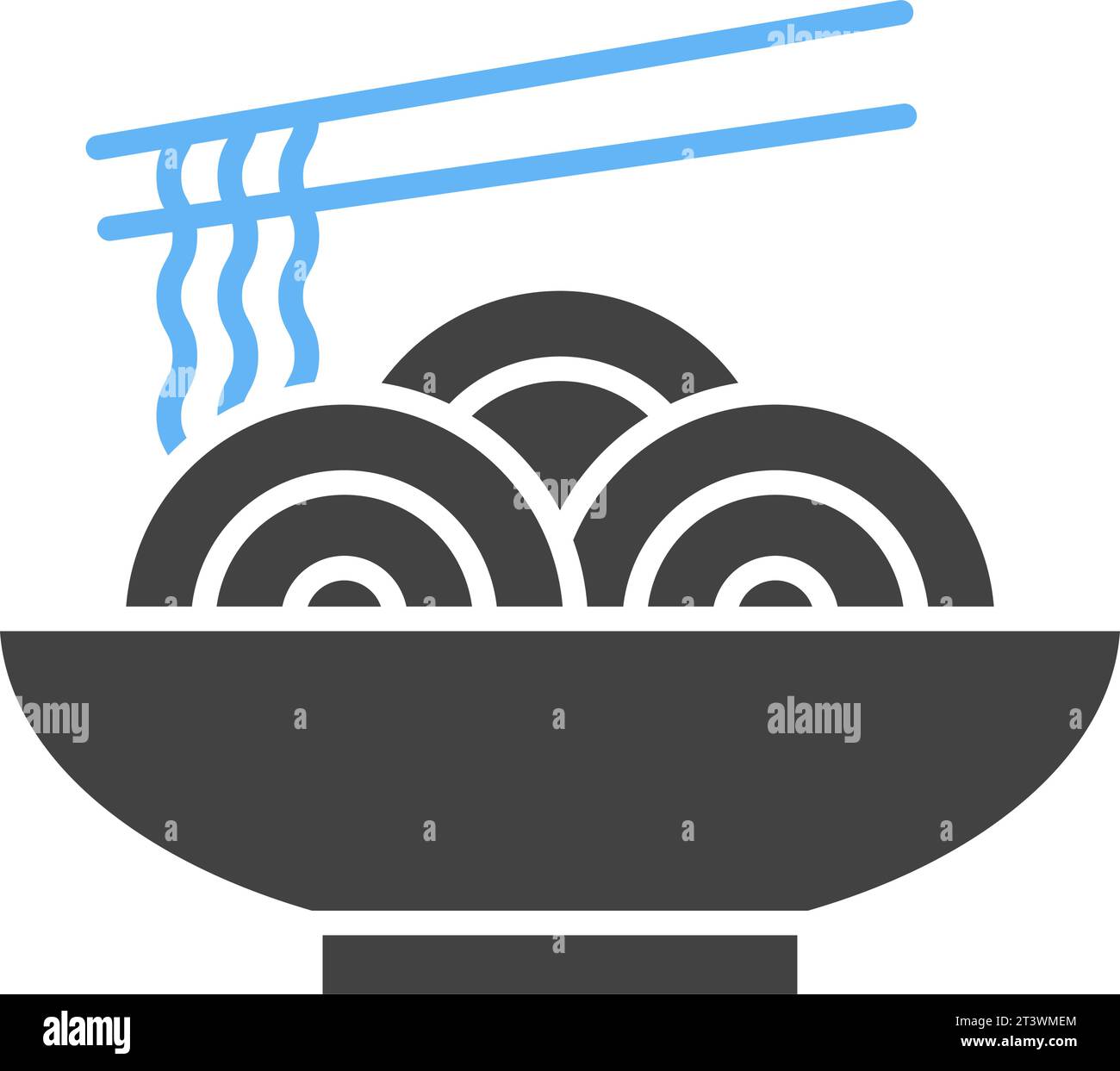 Noodles icon vector image Stock Vector Image & Art - Alamy