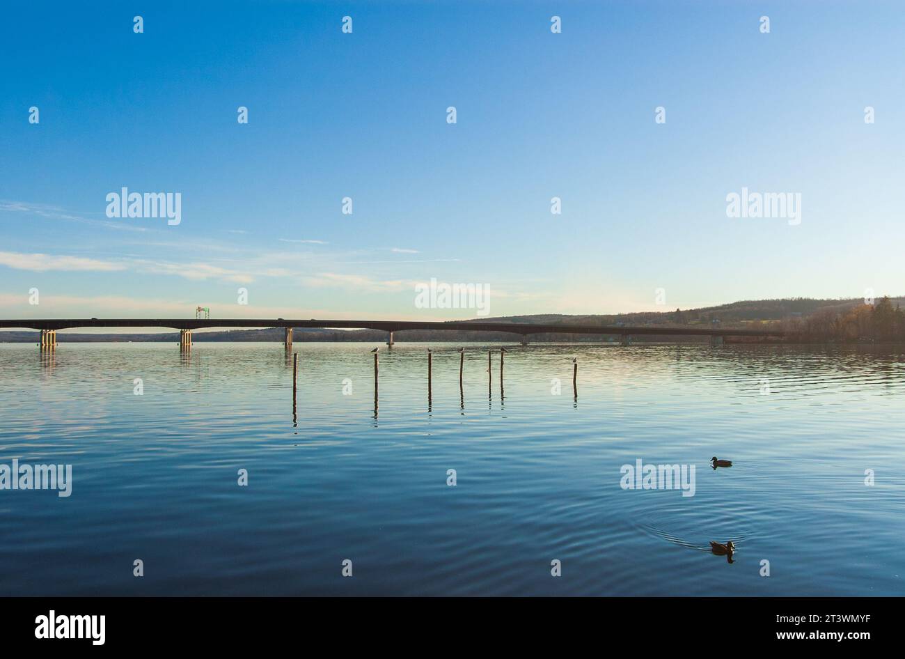 Sunny Day at Bemus Point State Park in New York Stock Photo - Alamy