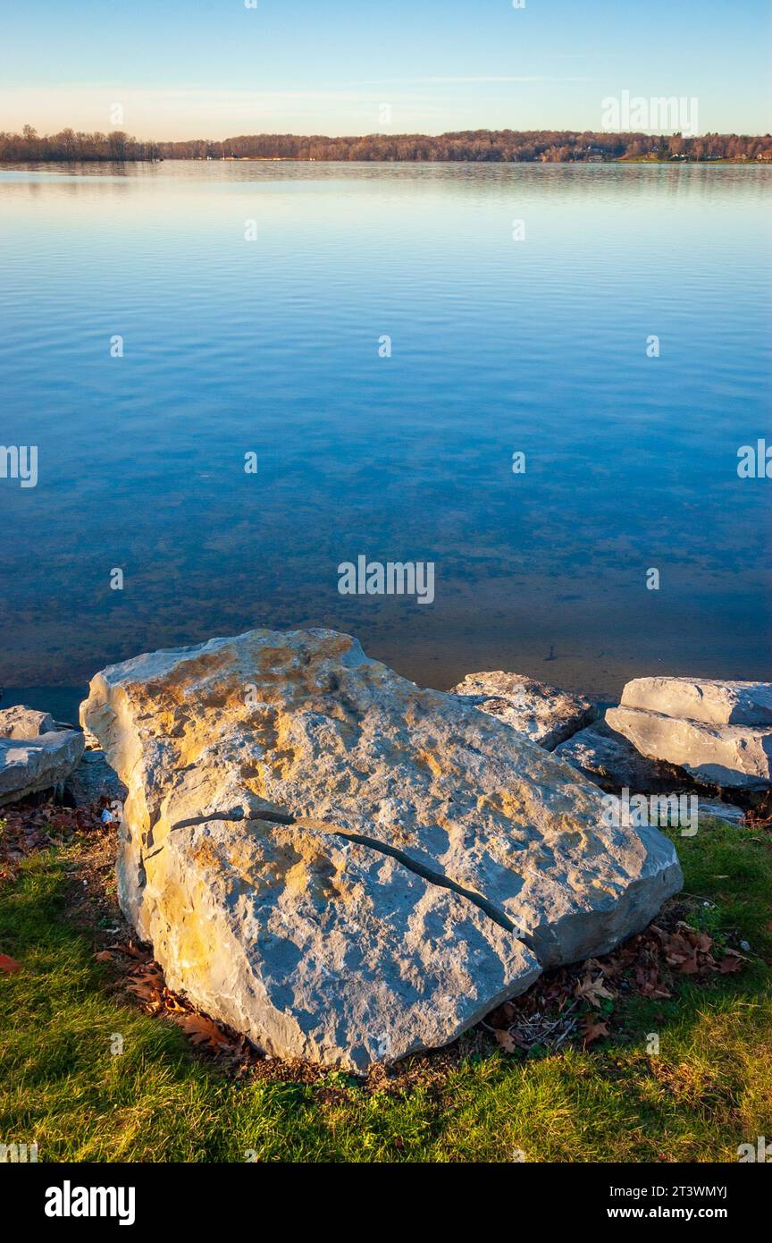 Sunny Day at Bemus Point State Park in New York Stock Photo - Alamy