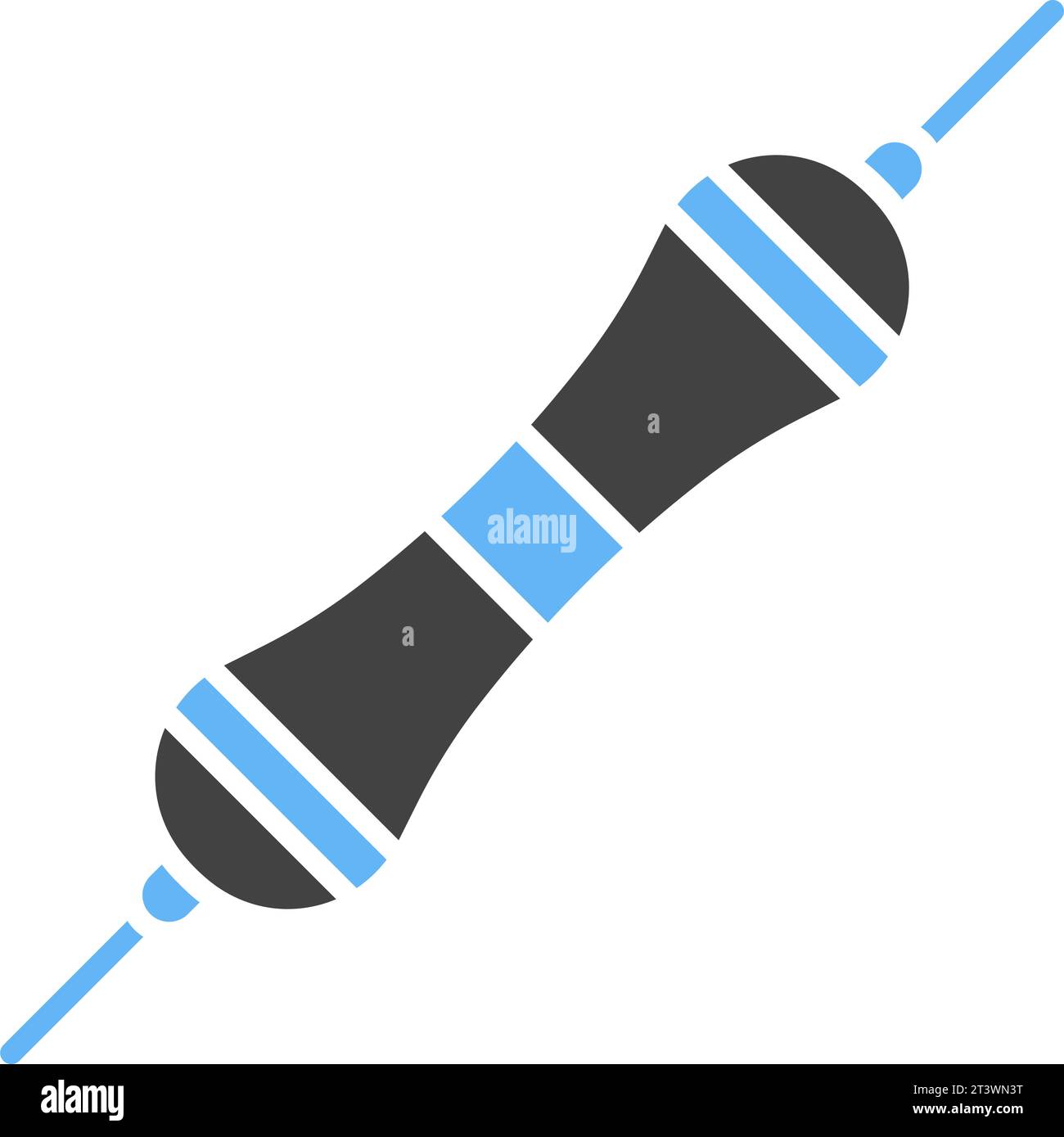 Resistor icon vector image Stock Vector Image & Art - Alamy