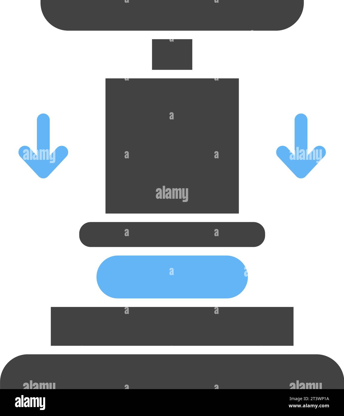 Press icon vector image Stock Vector Image & Art - Alamy