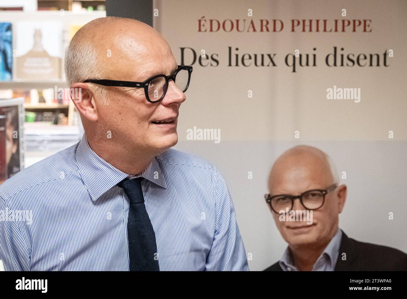 Former minister Edouard Philippe, president of the Horizons political ...