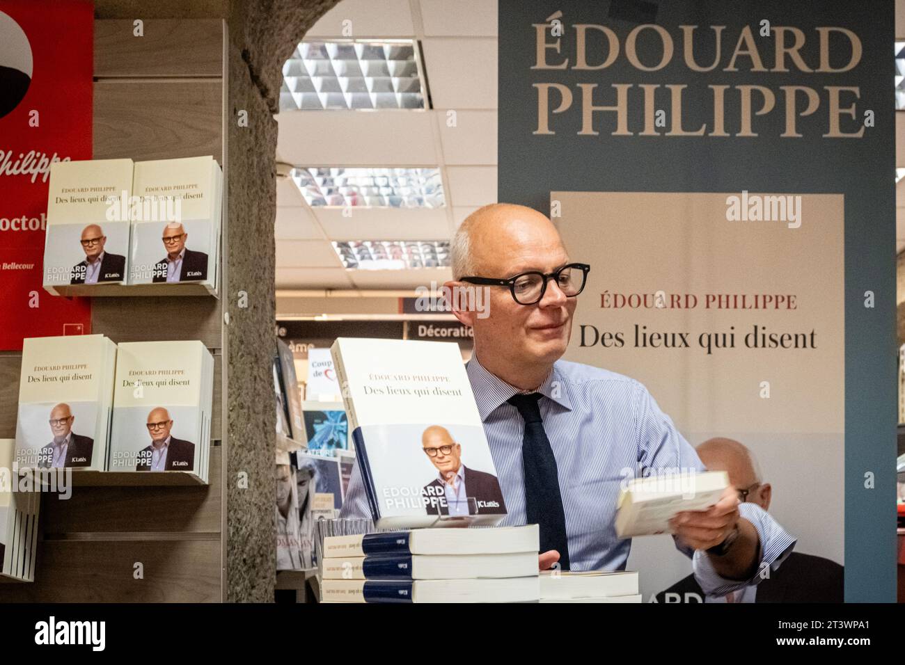 Former minister Edouard Philippe, president of the Horizons political ...
