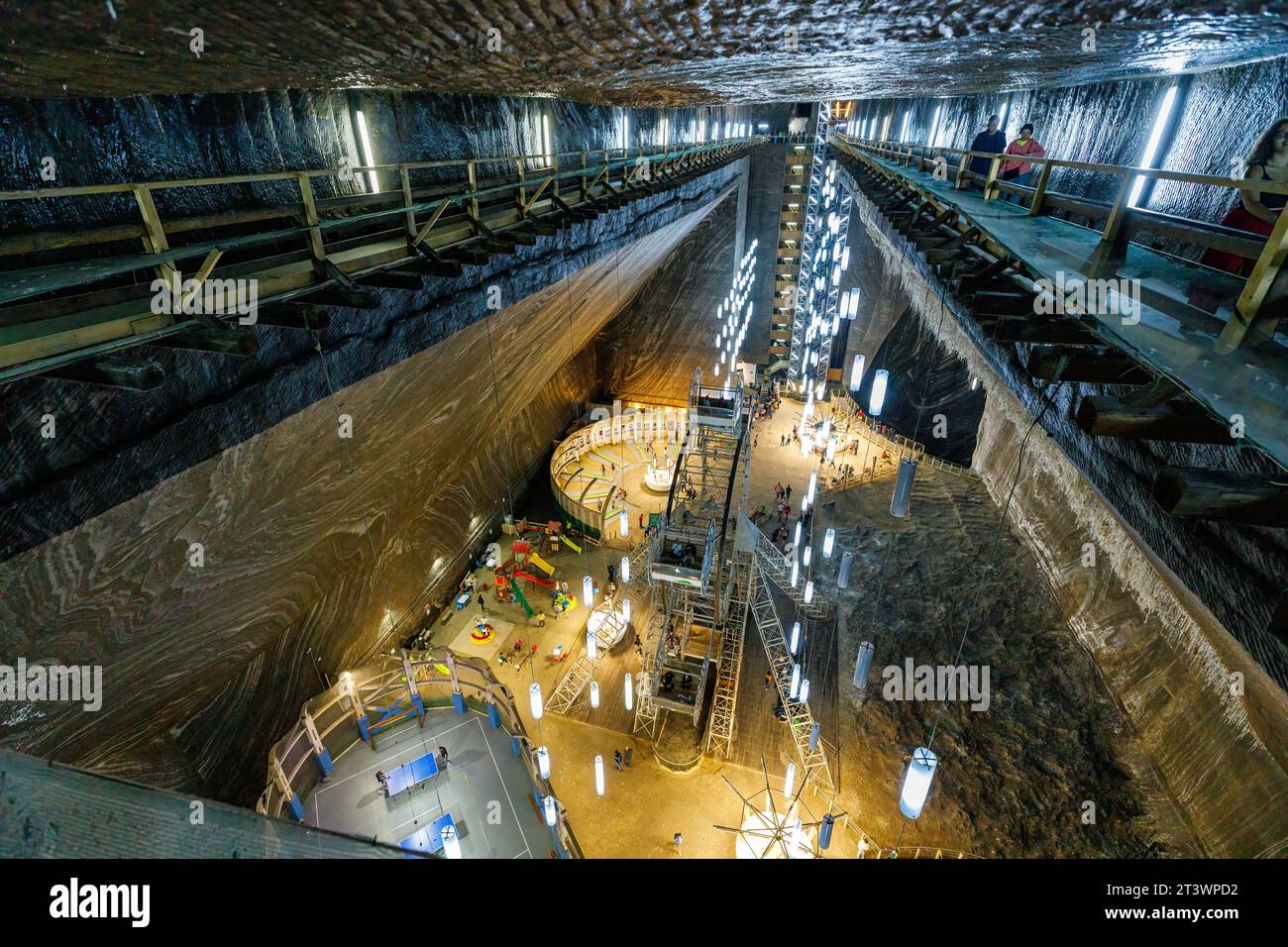 The Saltine of Turda in Romania Stock Photo - Alamy
