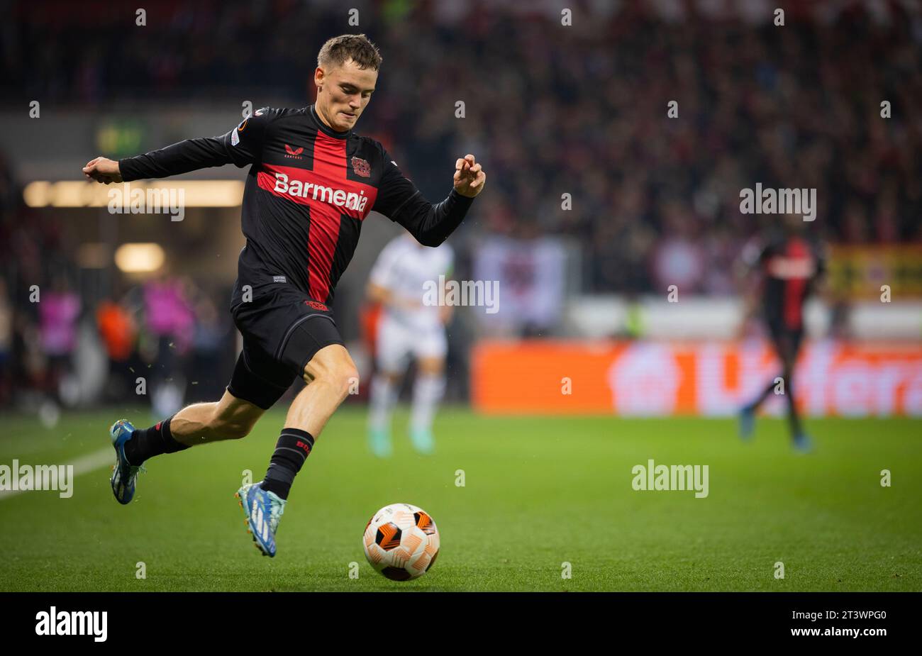 Leverkusen, Germany. 26th Oct 2023. Florian Wirtz (Leverkusen) Bayer ... Leverkusen, Germany. 26th Oct 2023. Florian Wirtz (Leverkusen) Bayer ...