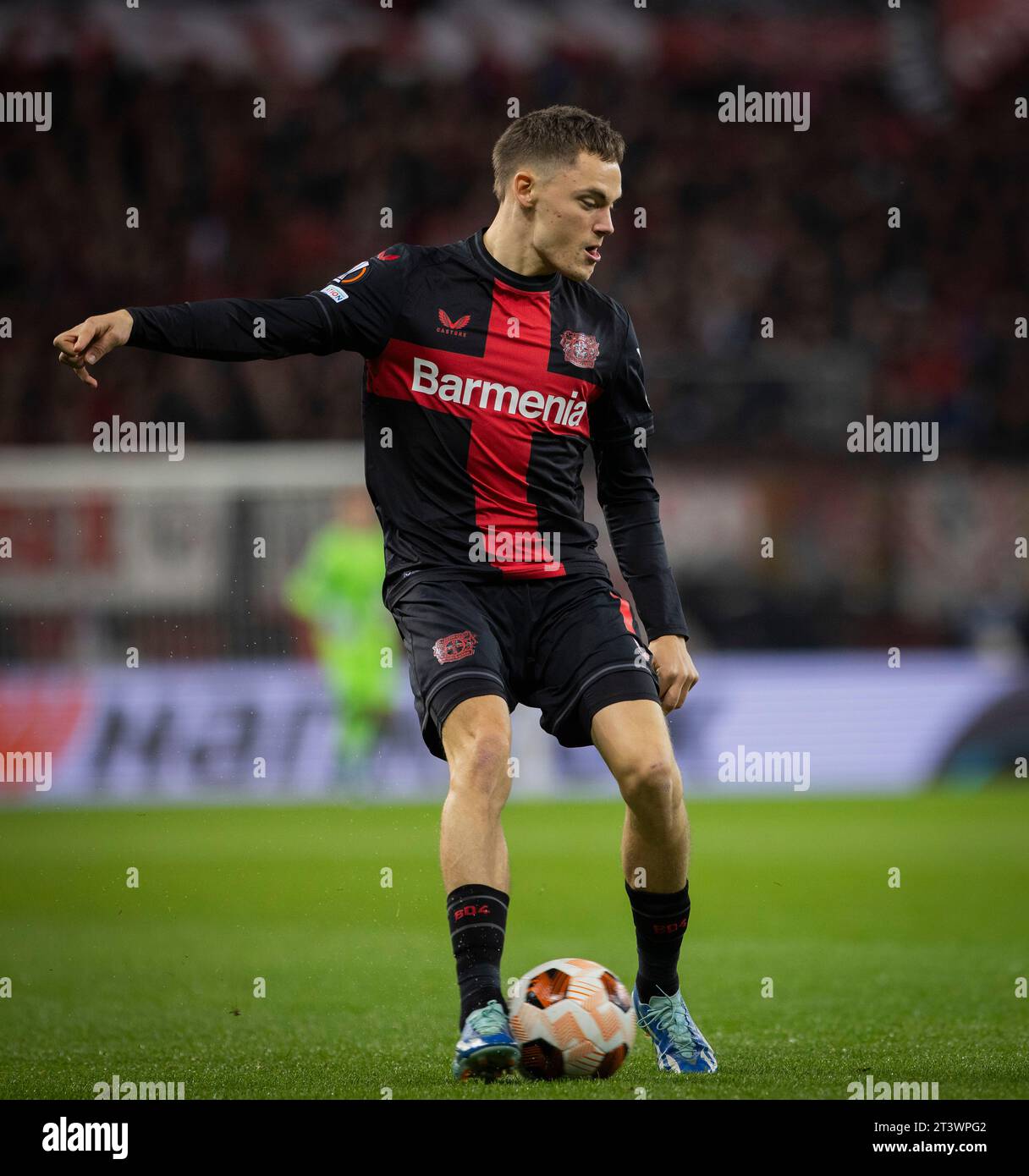 Leverkusen, Germany. 26th Oct 2023. Florian Wirtz (Leverkusen) Bayer ... Leverkusen, Germany. 26th Oct 2023. Florian Wirtz (Leverkusen) Bayer ...