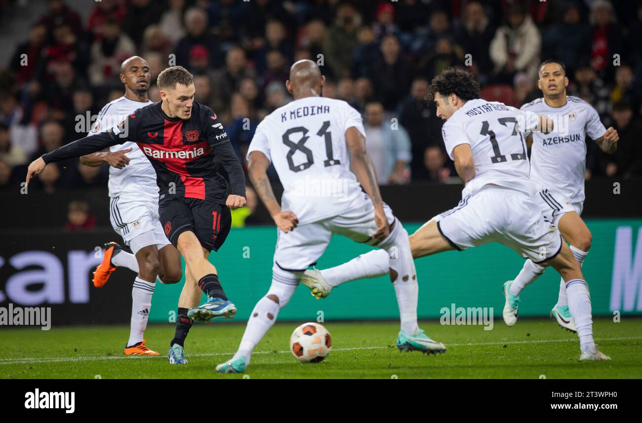 Leverkusen, Germany. 26th Oct 2023. Florian Wirtz (Leverkusen) Bayer ... Leverkusen, Germany. 26th Oct 2023. Florian Wirtz (Leverkusen) Bayer ...