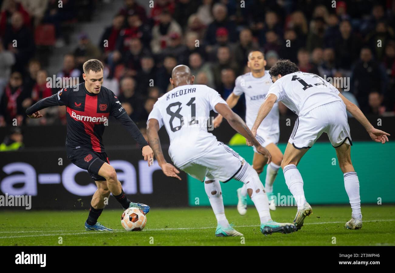 Leverkusen, Germany. 26th Oct 2023. Florian Wirtz (Leverkusen) Bayer ... Leverkusen, Germany. 26th Oct 2023. Florian Wirtz (Leverkusen) Bayer ...
