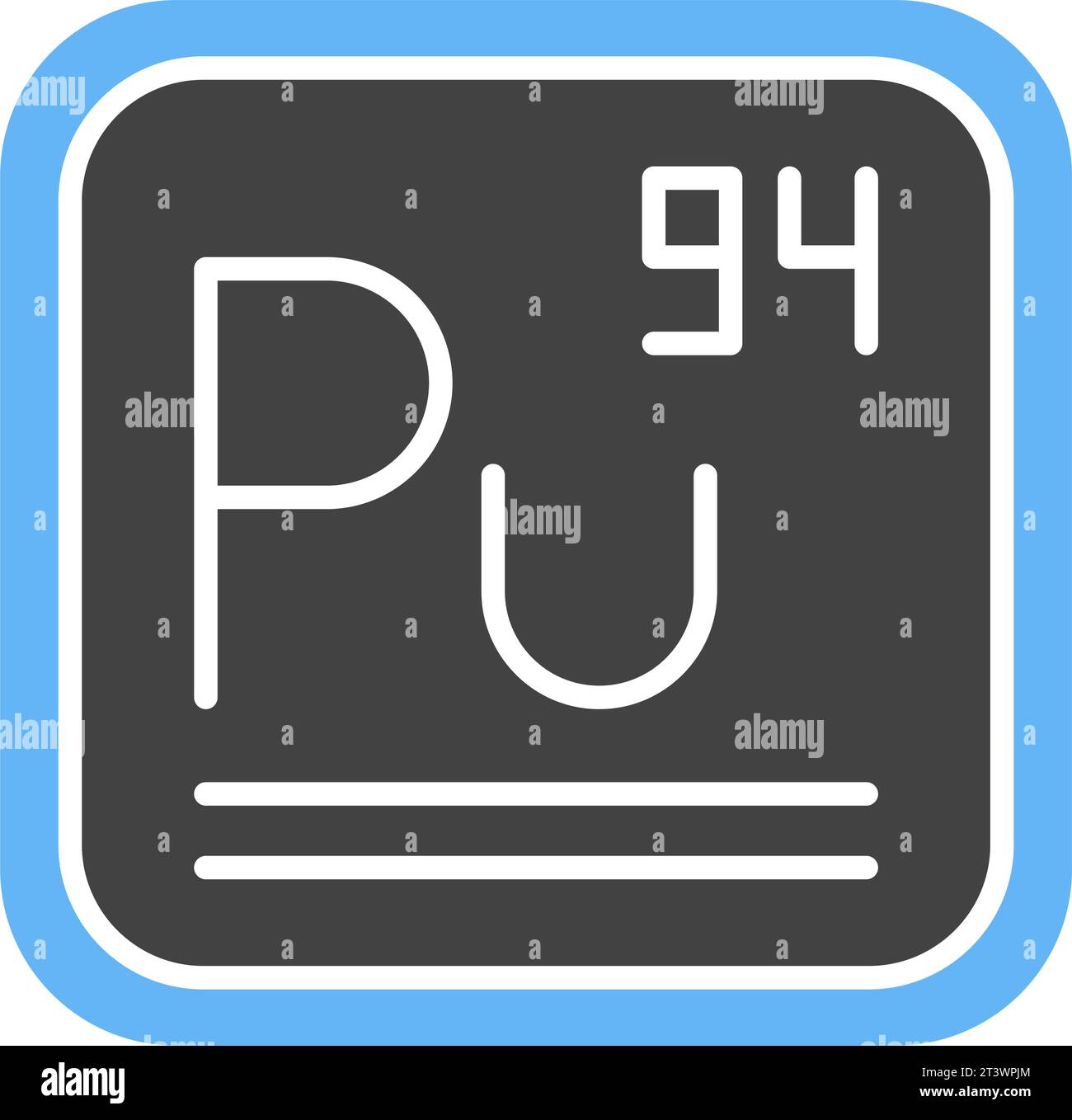 Plutonium icon vector image Stock Vector Image & Art - Alamy