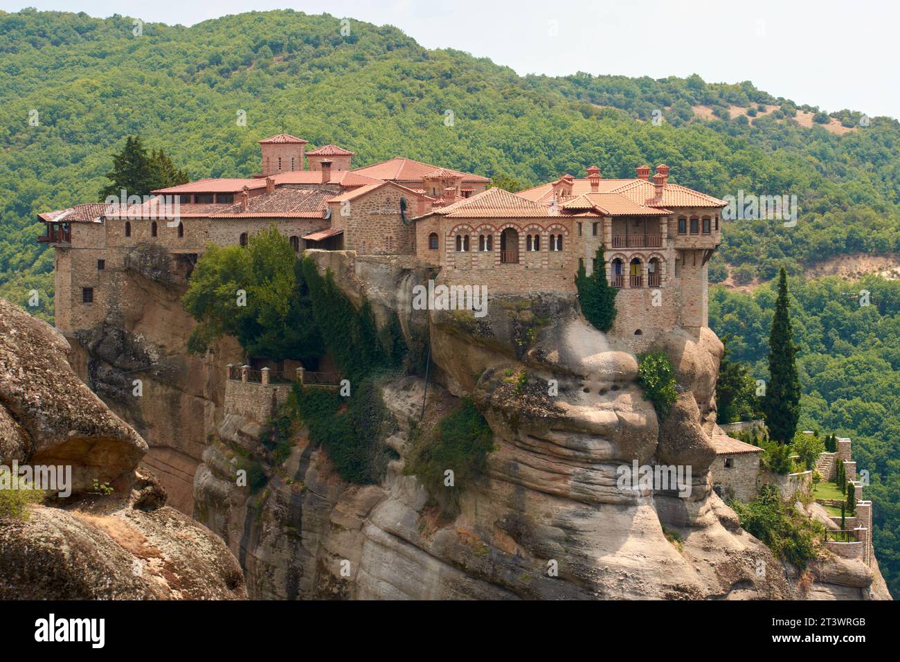 the Greek monasteries of Meteora Stock Photo - Alamy