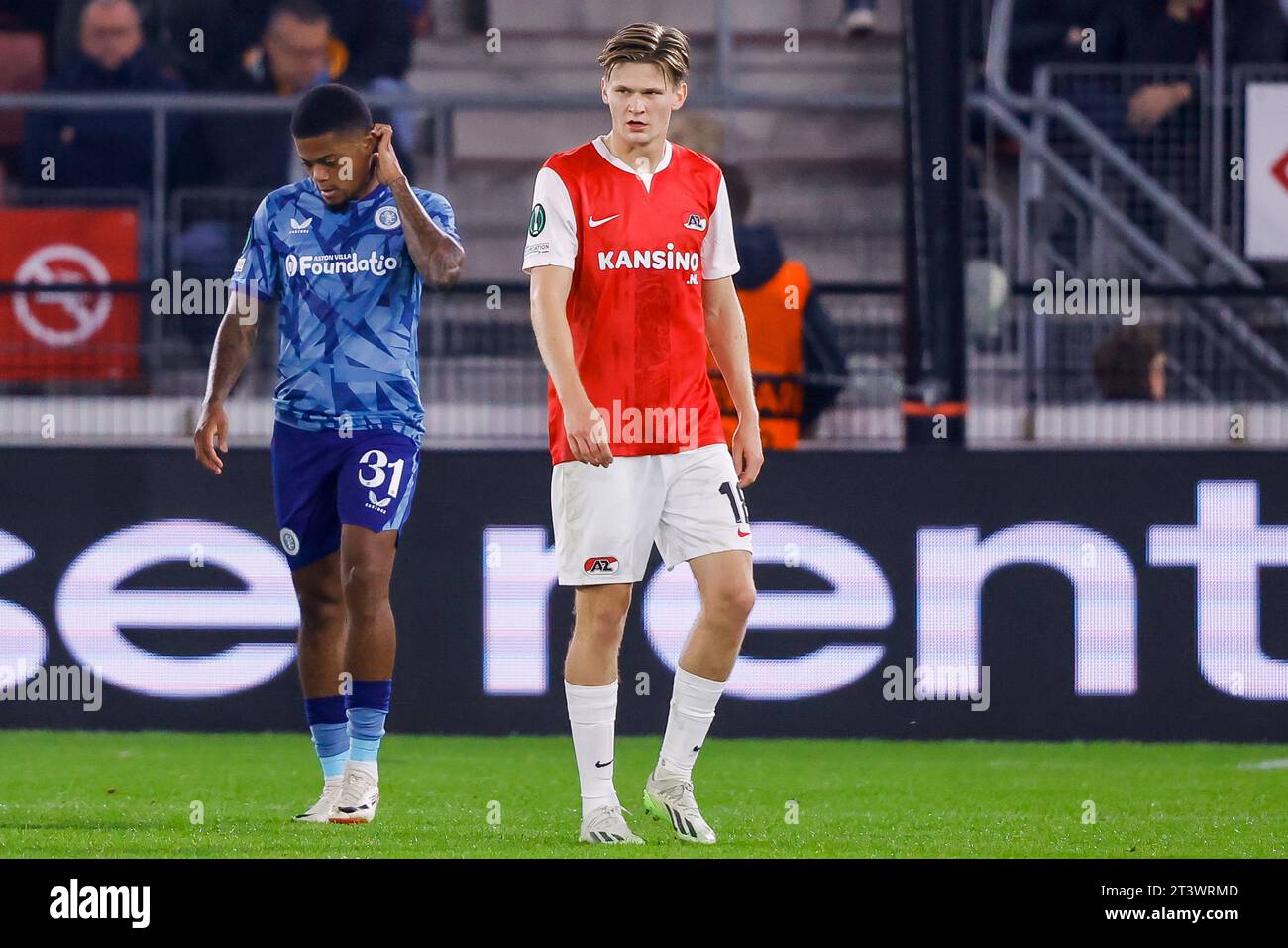 ALKMAAR, NETHERLANDS - OCTOBER 26: David Moller Wolfe (AZ Alkmaar ...