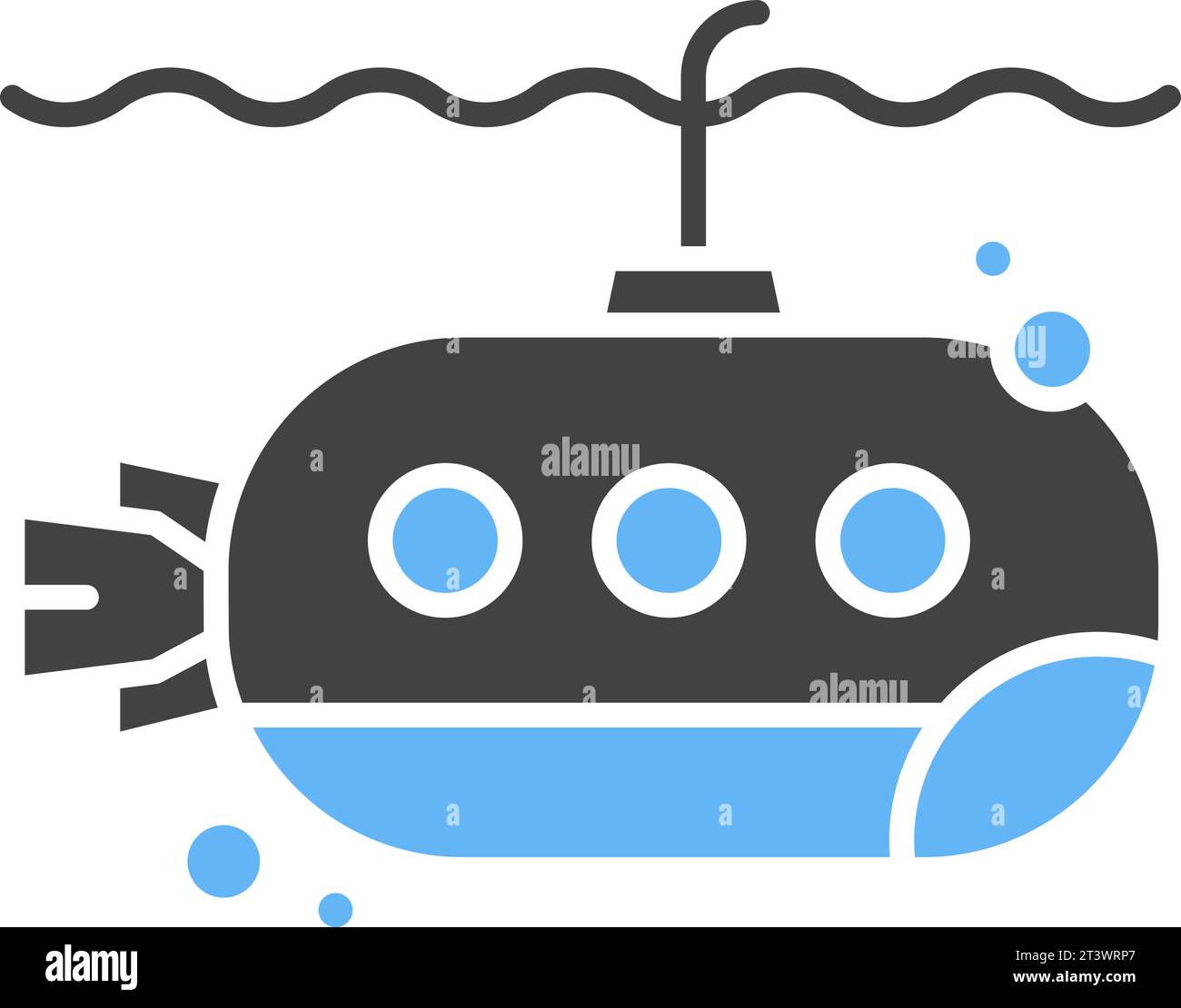 Submarine icon vector image Stock Vector Image & Art - Alamy