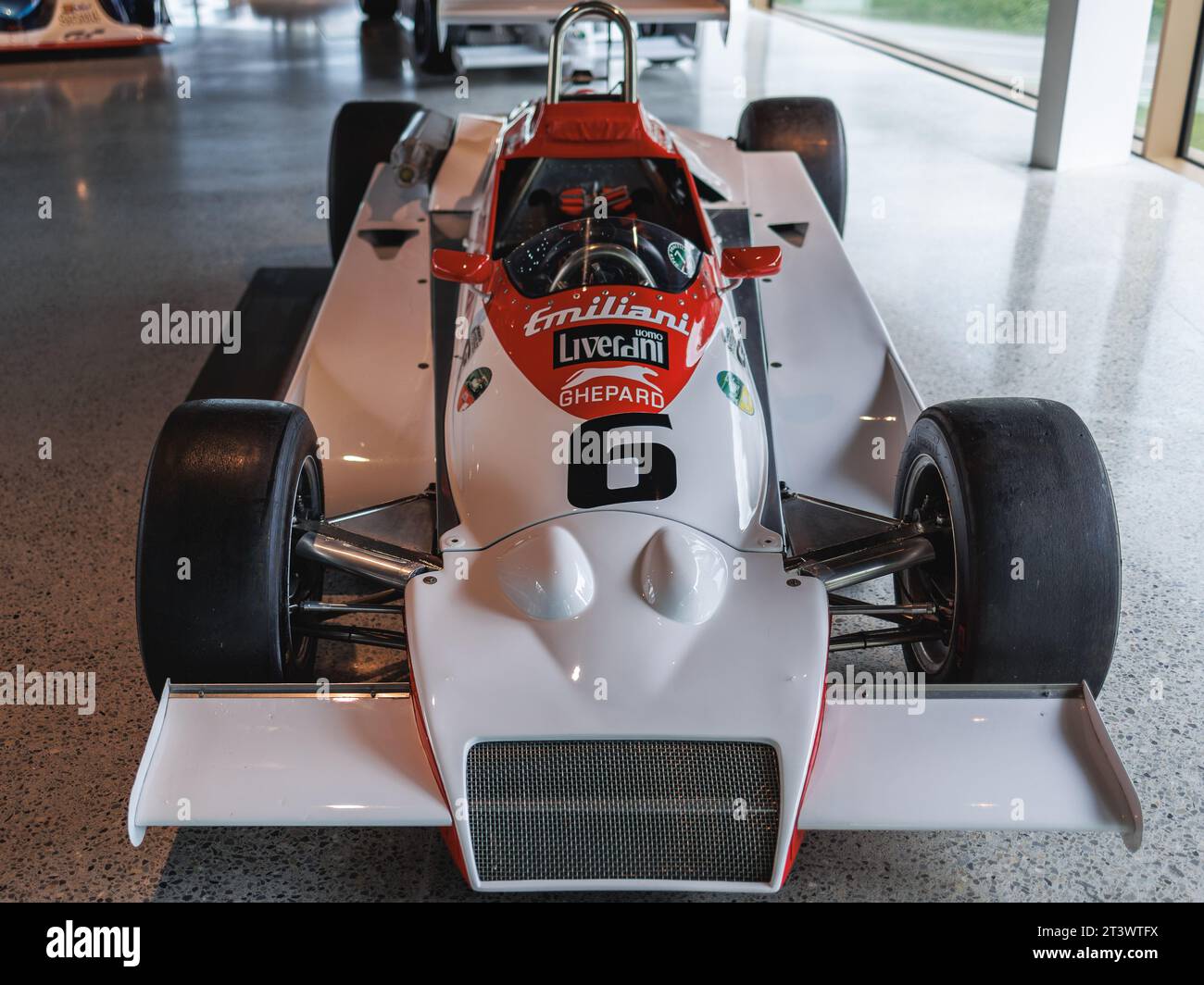 White Italian Formula Three Car Dallara F380 from the 1980s Stock Photo ...