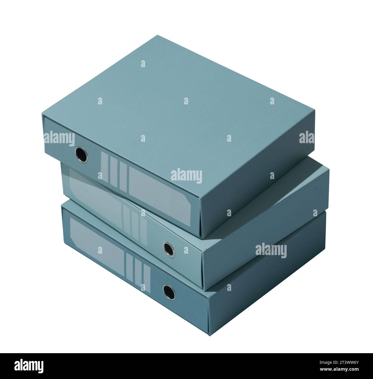 Set of ring binder folders, business management and archive Stock Photo ...