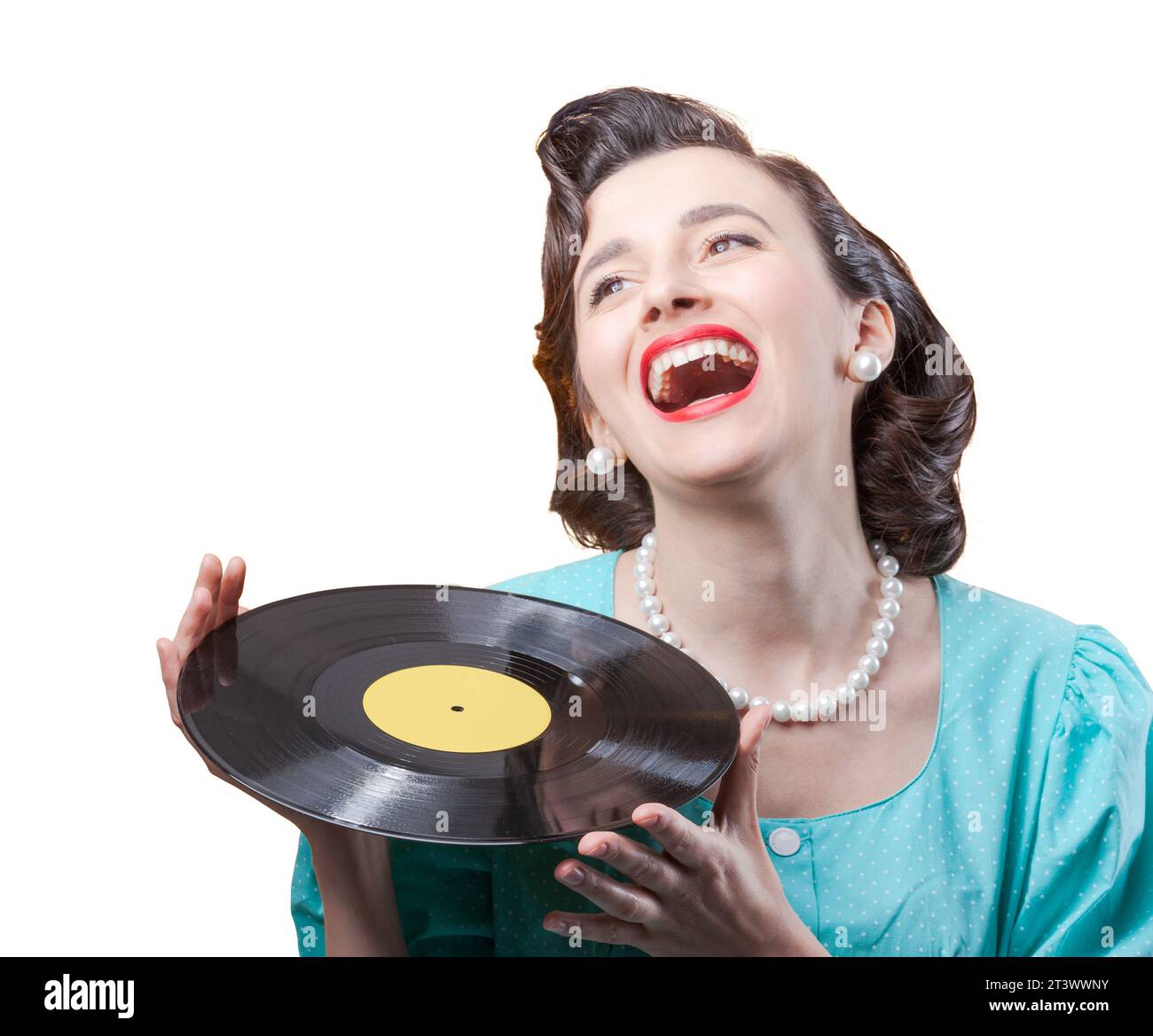 Vintage old lady laughing hi-res stock photography and images - Alamy