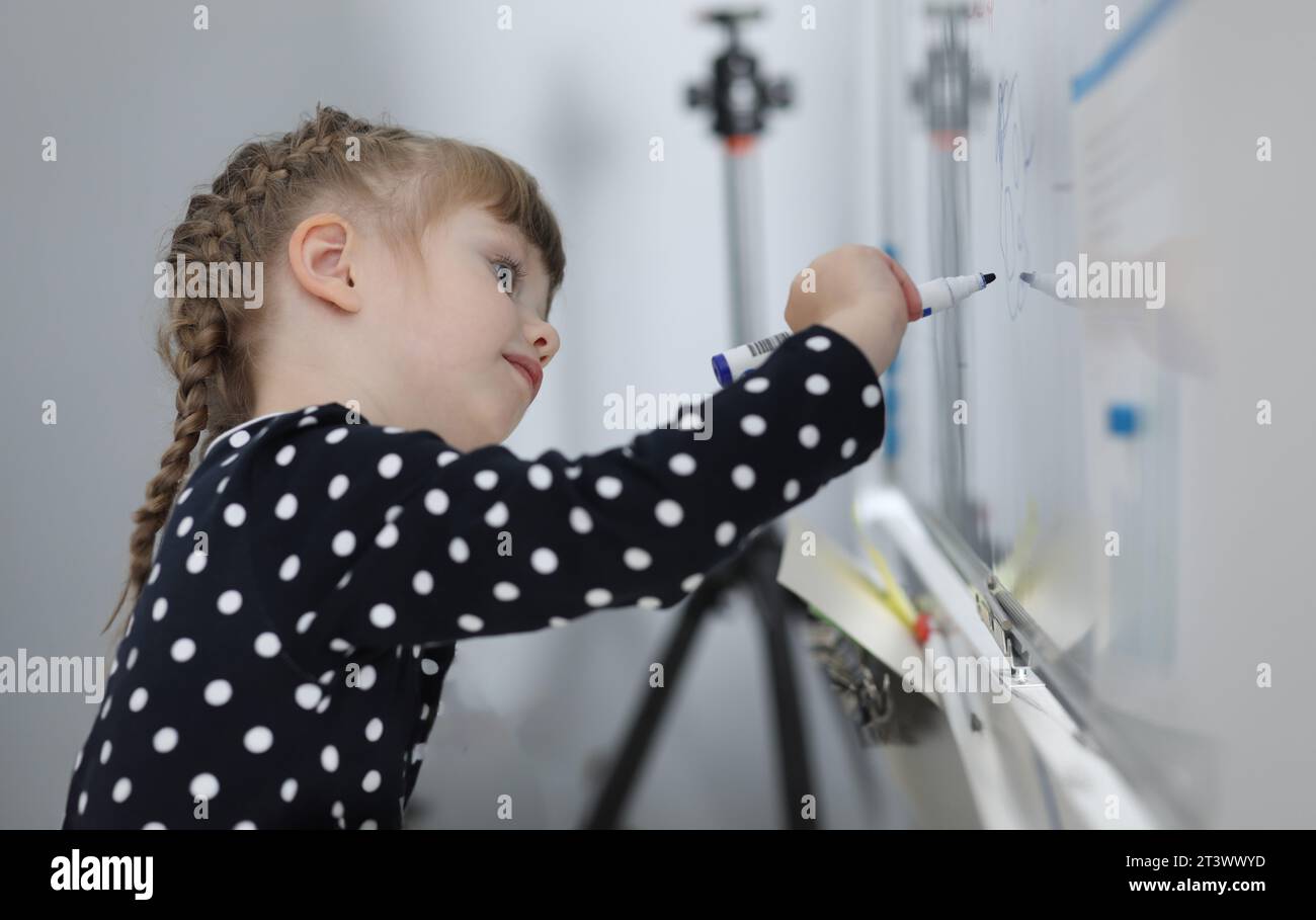 Little kid having fun Stock Photo - Alamy