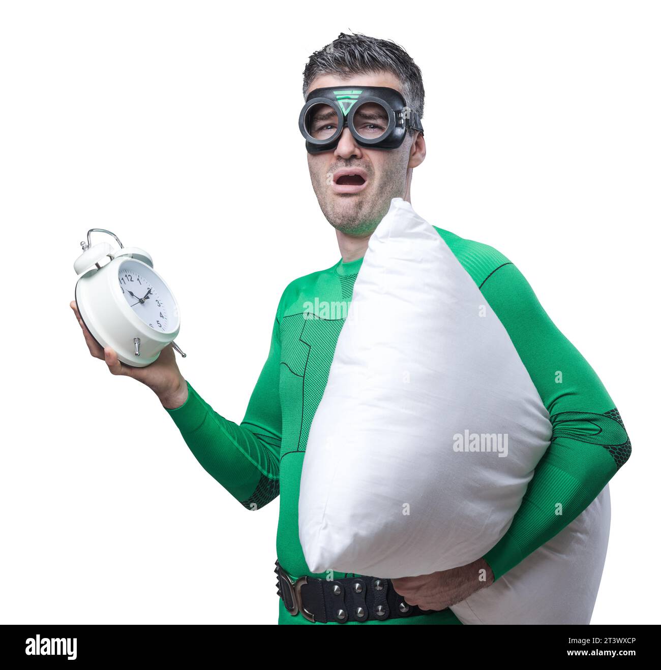 Sad man holding pillow hi-res stock photography and images - Alamy