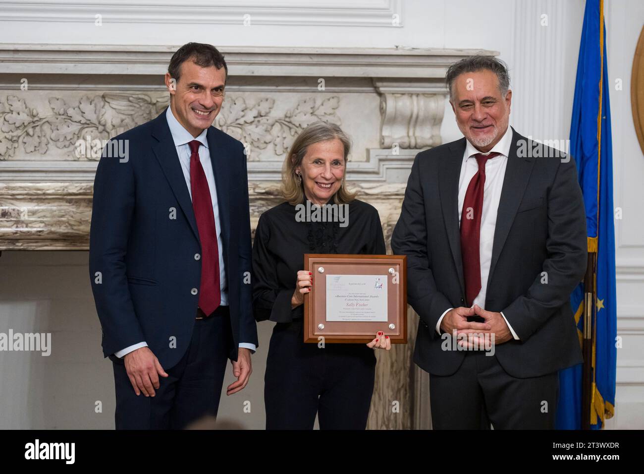 IMAGE DISTRIBUTED FOR LAPRESSE - Fabrizio Di Michele, right, President ...