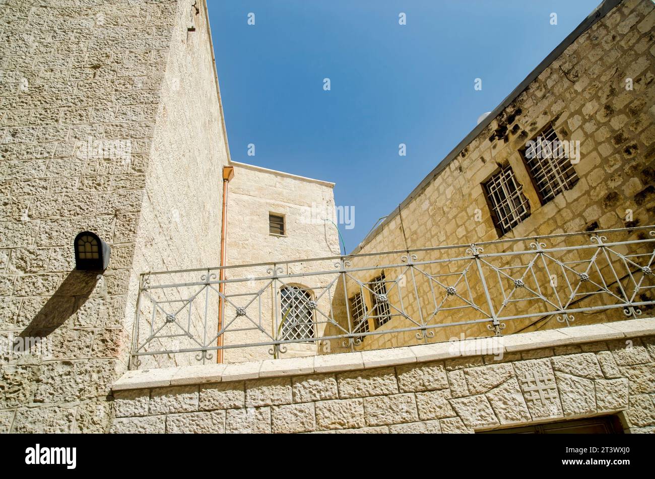 Houses and apartment buildings in Jerusalem, Israel. Architecture of ...