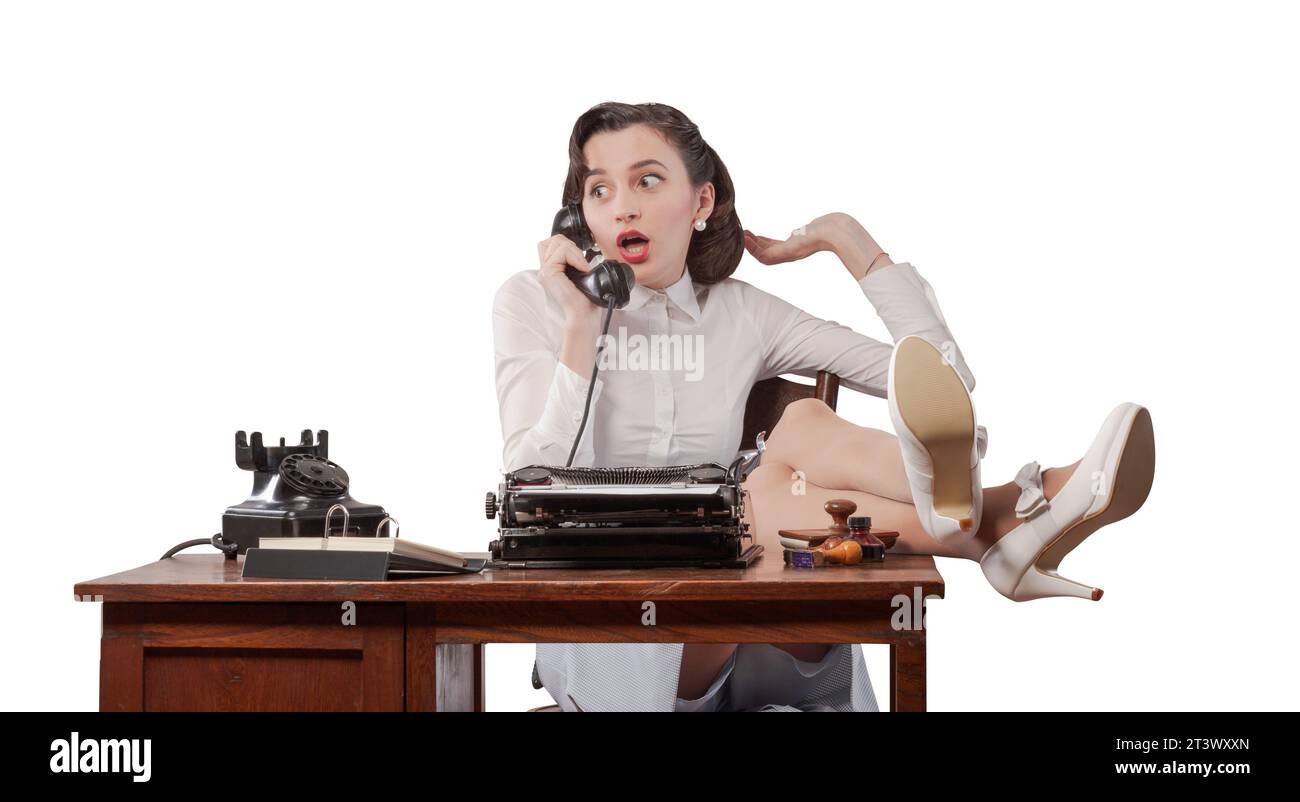 Rude receptionist hi-res stock photography and images - Alamy