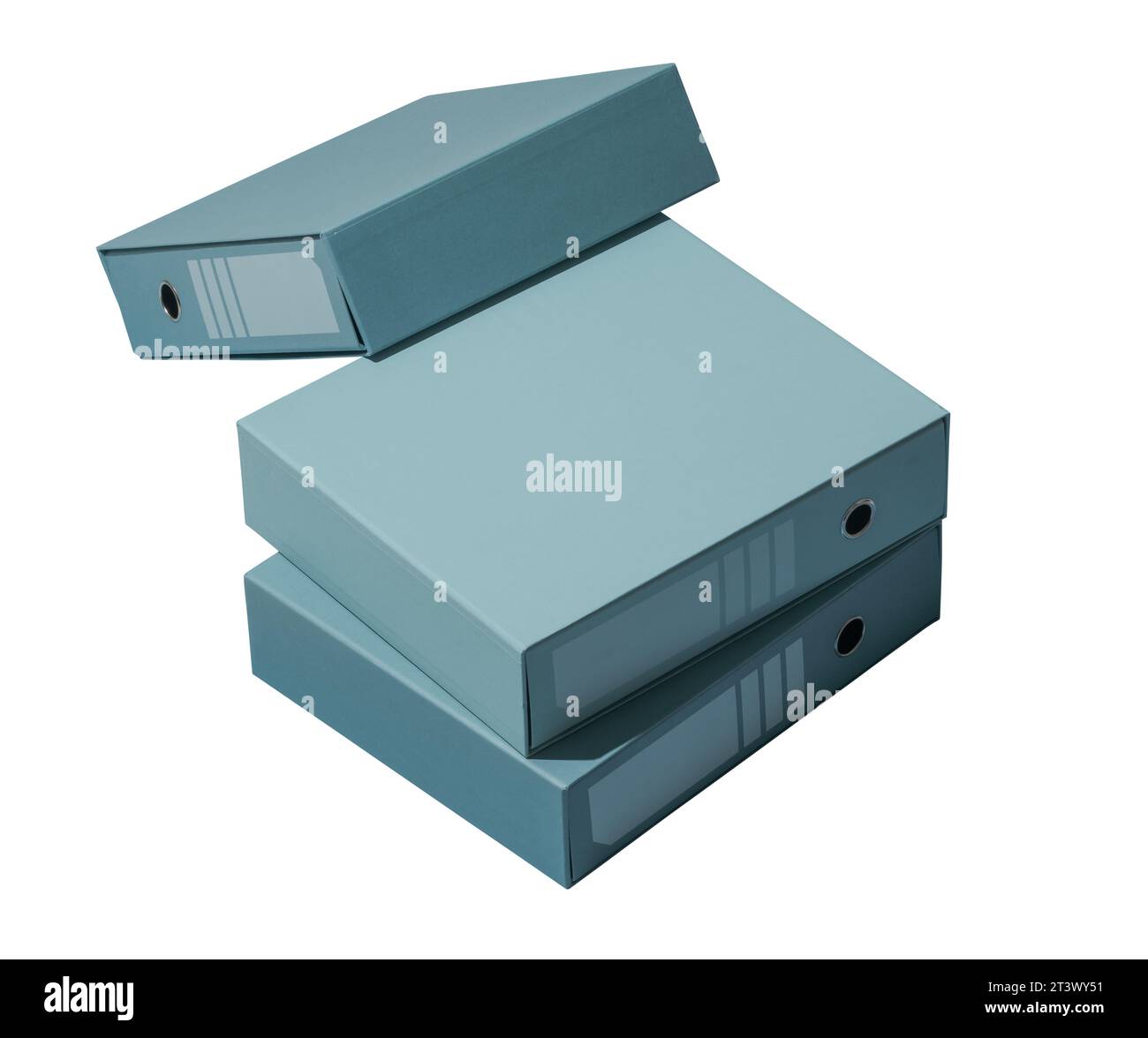 Set of ring binder folders, business management and archive Stock Photo ...