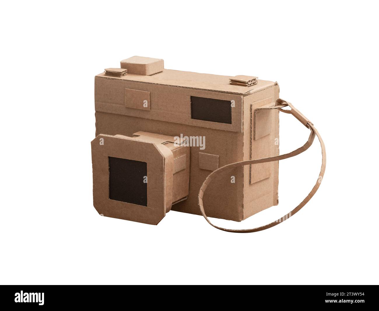 Creative handmade camera made from recycled cardboard, crafts and ...