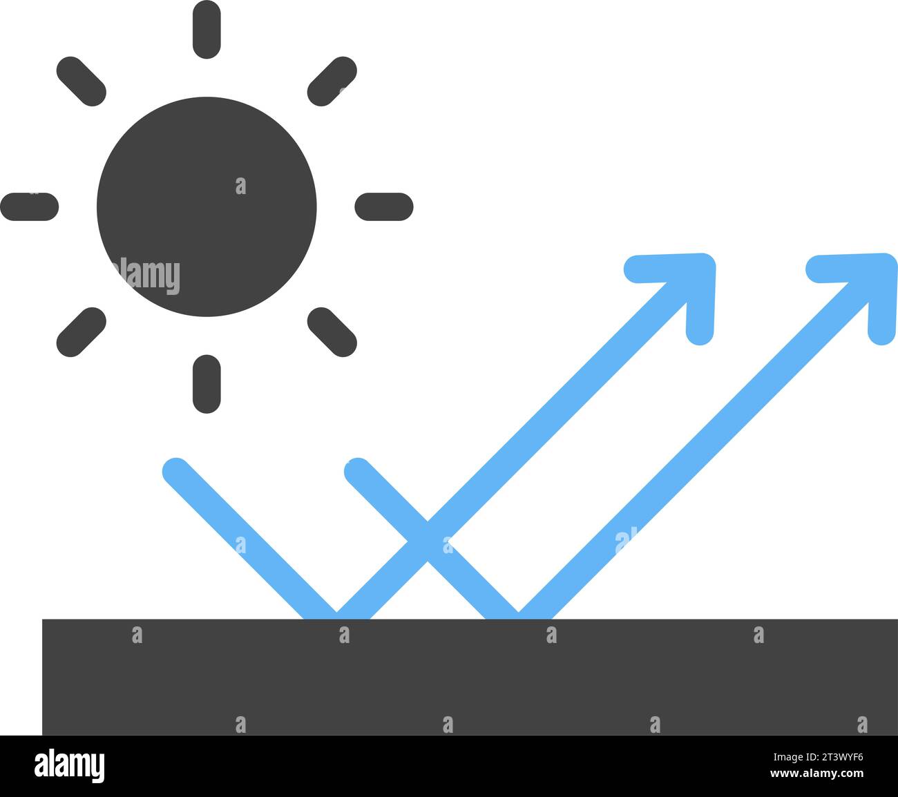 Reflection icon vector image Stock Vector Image & Art - Alamy