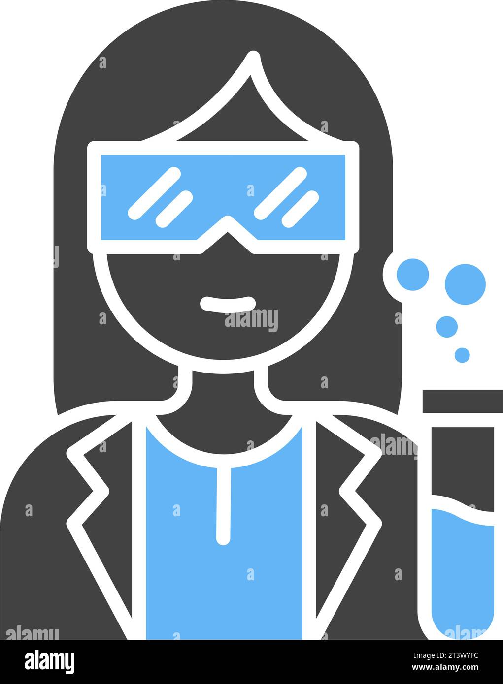 Scientist icon vector image Stock Vector Image & Art - Alamy