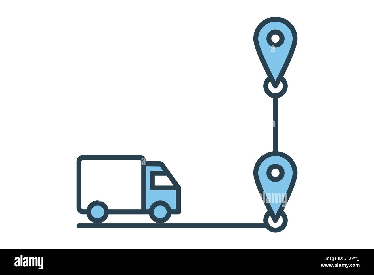 Printable road map hi-res stock photography and images - Alamy