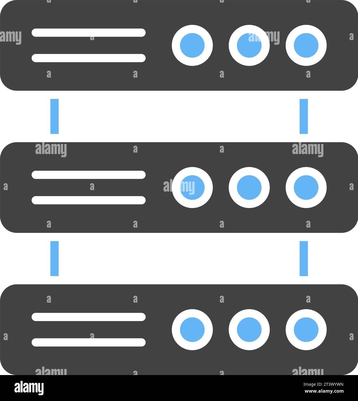 Server icon vector image Stock Vector Image & Art - Alamy