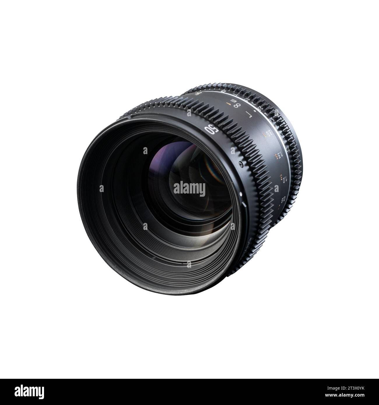 Generic photo camera lens isolated on white background Stock Photo - Alamy