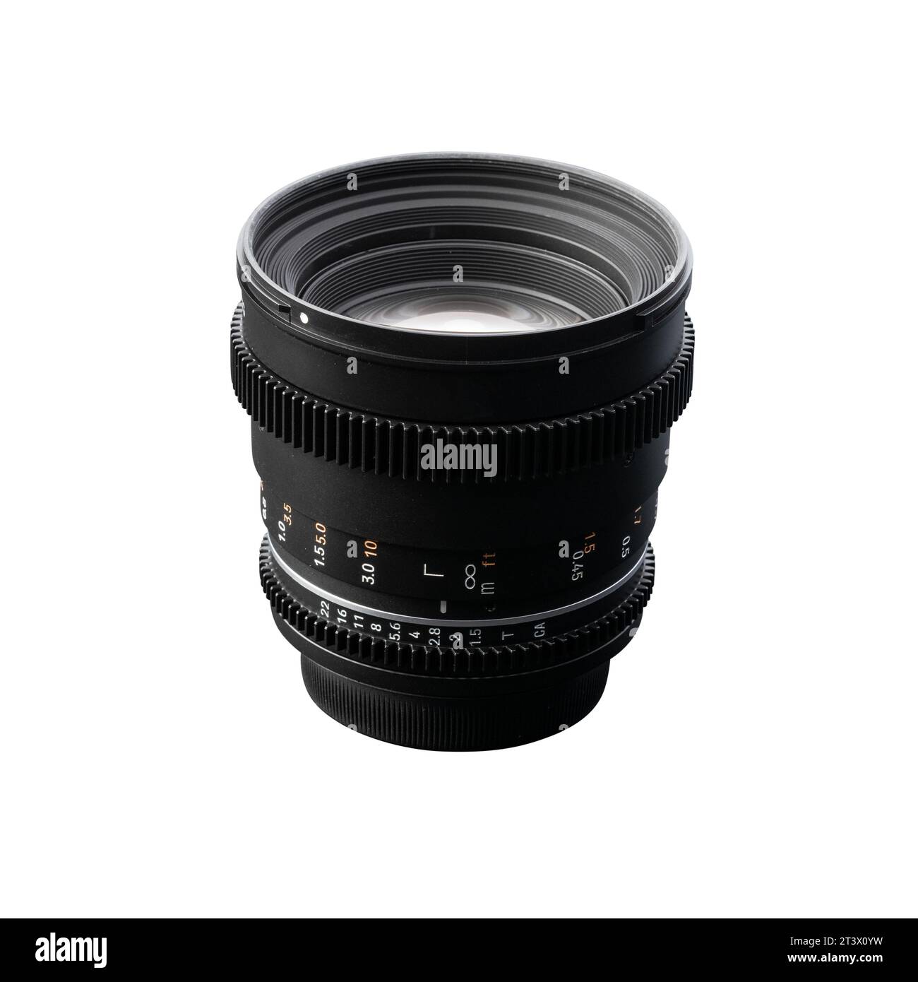 Generic photo camera lens isolated on white background Stock Photo - Alamy