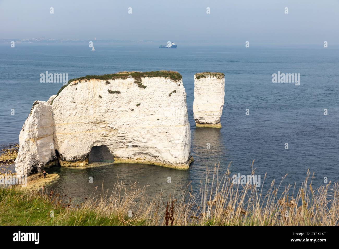 Old Harry Rocks,Sept 2023, chalk rock formation on the jurassic ...