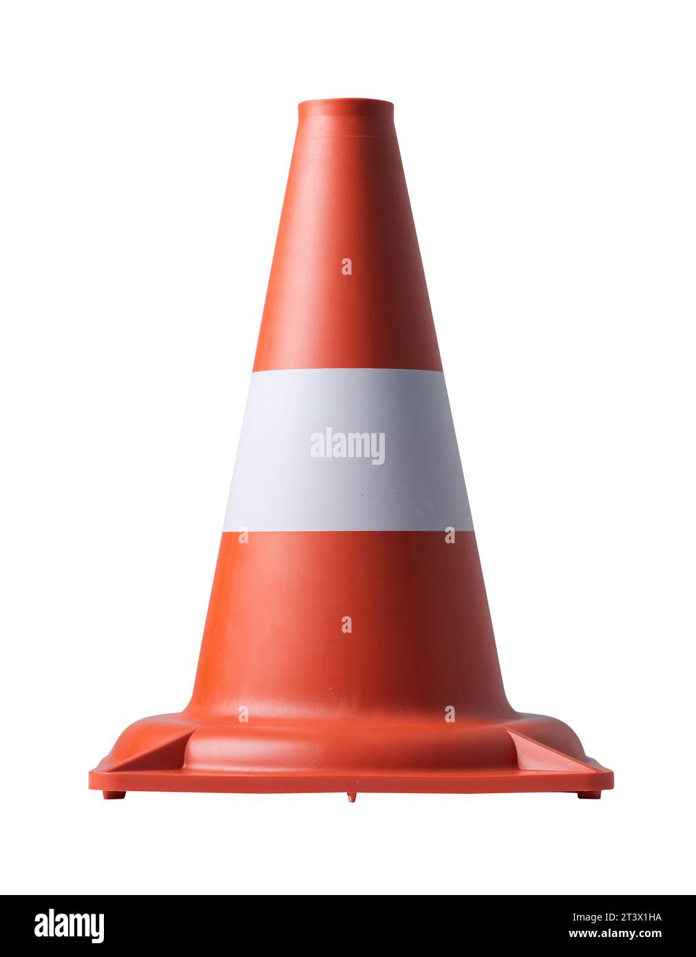 Traffic cone isolated on white background Stock Photo - Alamy