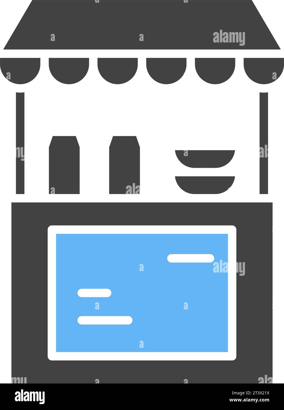 Stall icon vector image Stock Vector Image & Art - Alamy