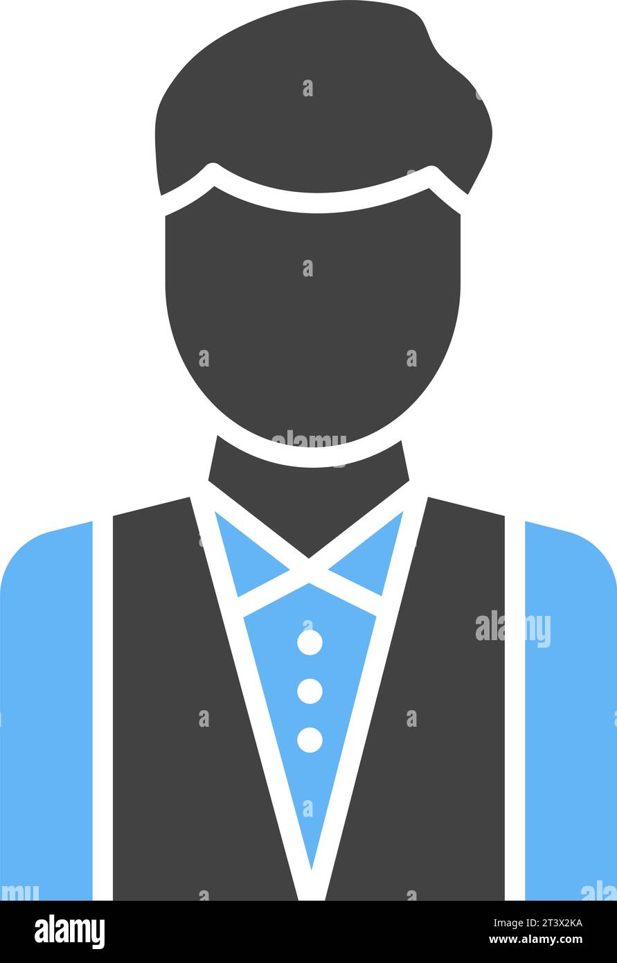 Waiter icon vector image Stock Vector Image & Art - Alamy