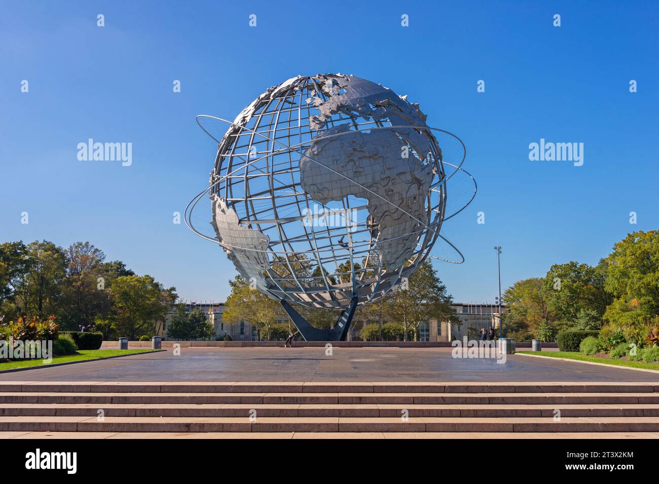 New York City, USA - October 19, 2023: The Unisphere in Flushing Meadows Corona Park in Queens ...