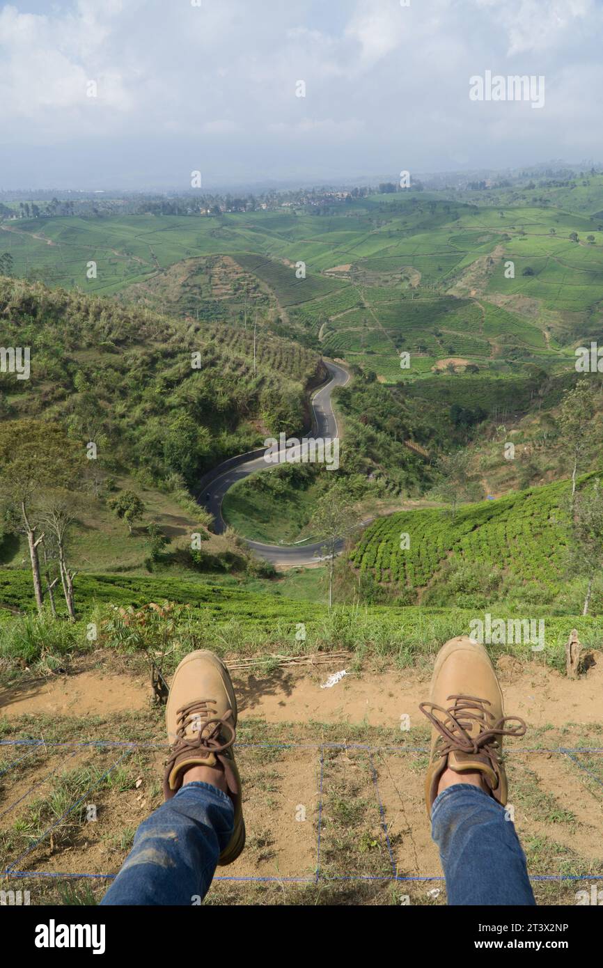 relax looking at the view Stock Photo - Alamy