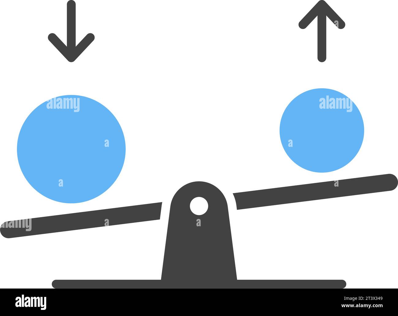 Seesaw icon vector image Stock Vector Image & Art - Alamy