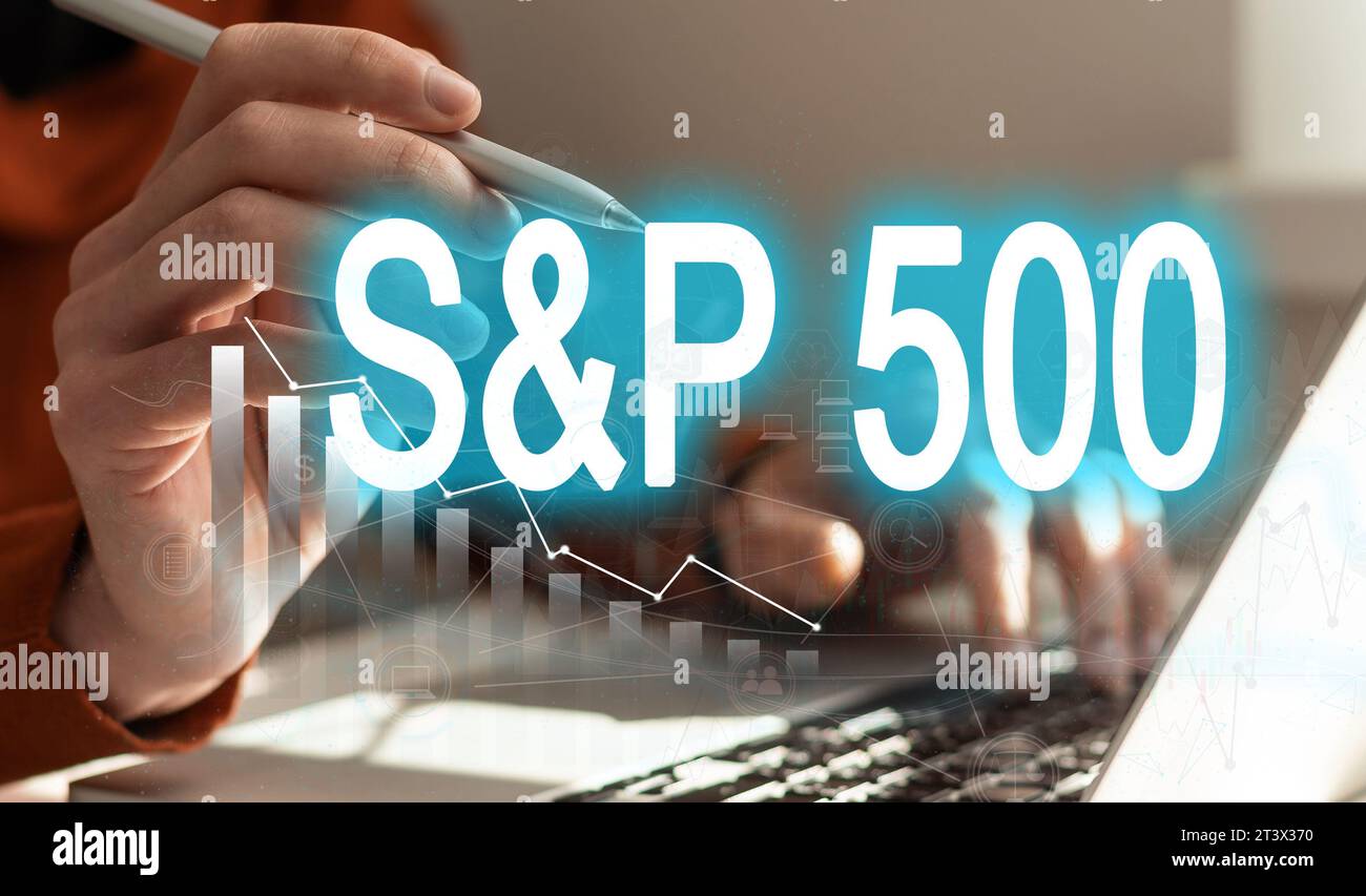 American stock market index S P 500 - SPX. Financial Trading Business ...