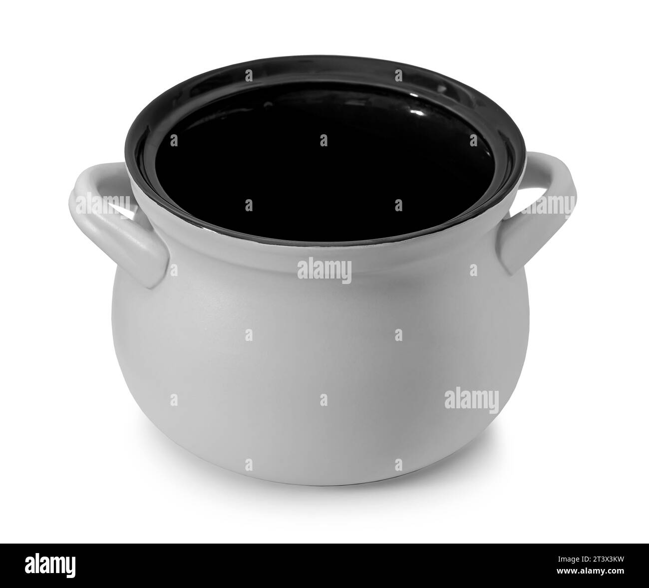 The saucepan isolated on white background with clipping path Stock ...