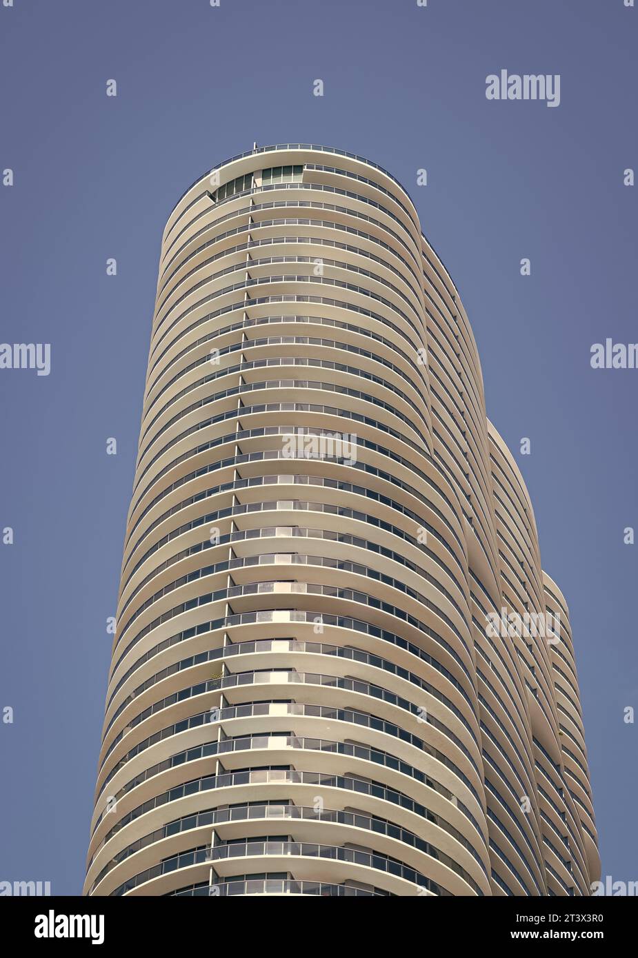 high skyscraper architecture on blue sky background. skyscraper ...