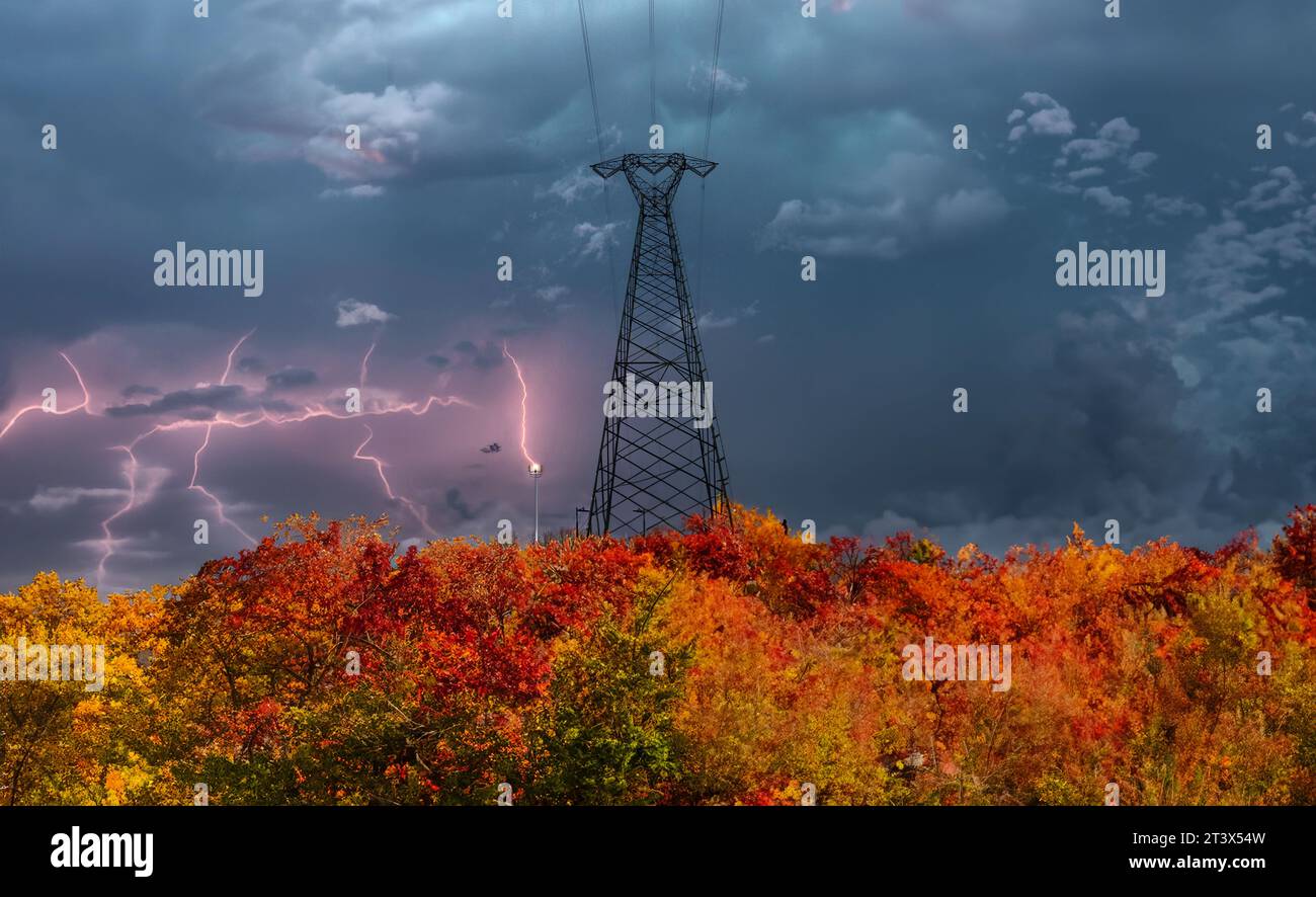 Lightning on building hi-res stock photography and images - Alamy